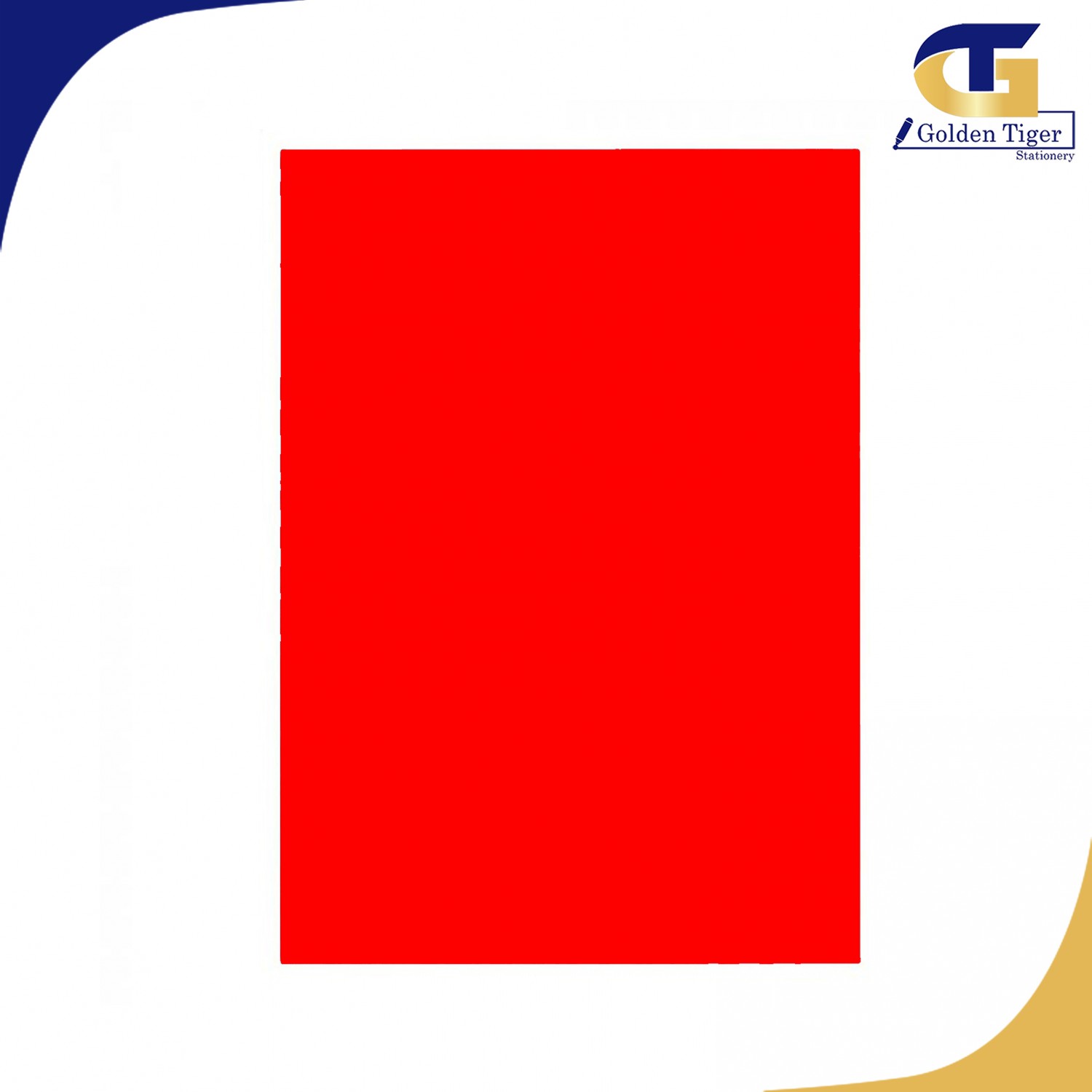 SPECIAL Color Paper 250 RED 80g (A4-100sheets) အနီရင့် | Golden Tiger ...