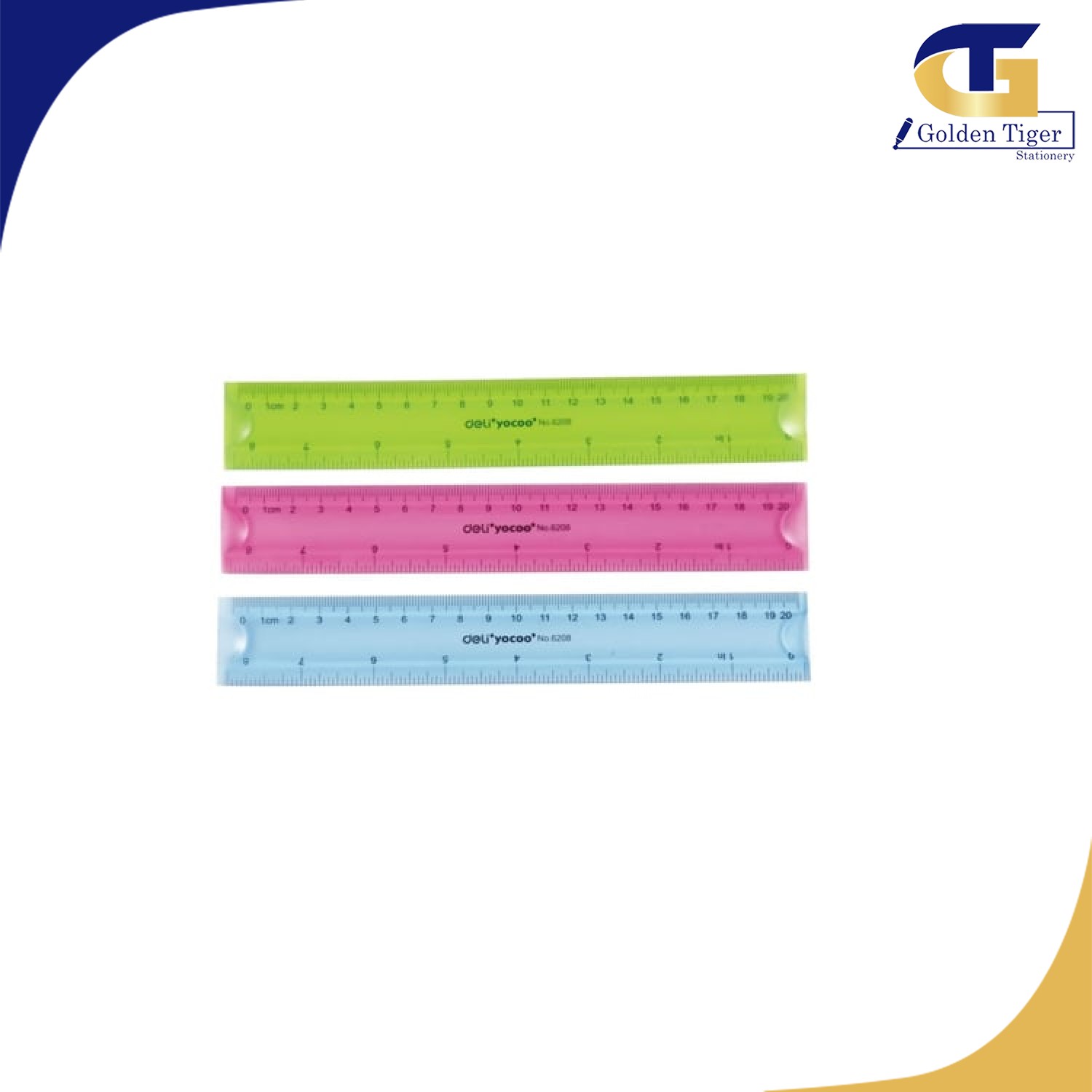 Jelly Ruler 12inch | Golden Tiger Stationery Store