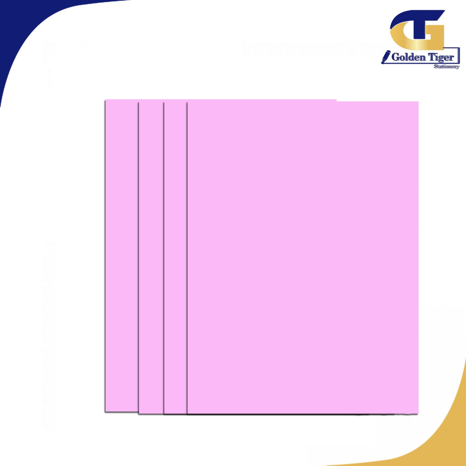 Color Paper A4 (80g ) 500 sheets 170 Pink (ပန်းရောင်အနု) | Golden Tiger ...