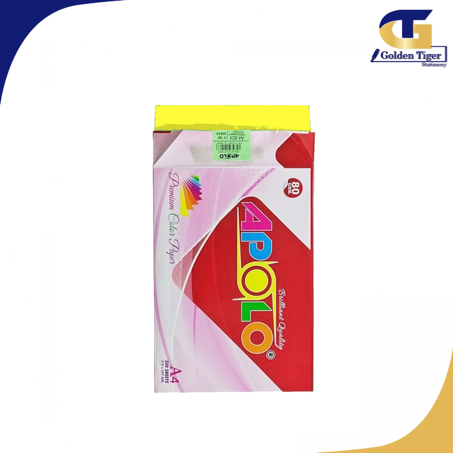 Color Paper A4 (80g ) 500 sheets 210 Lemon Yellow | Golden Tiger ...