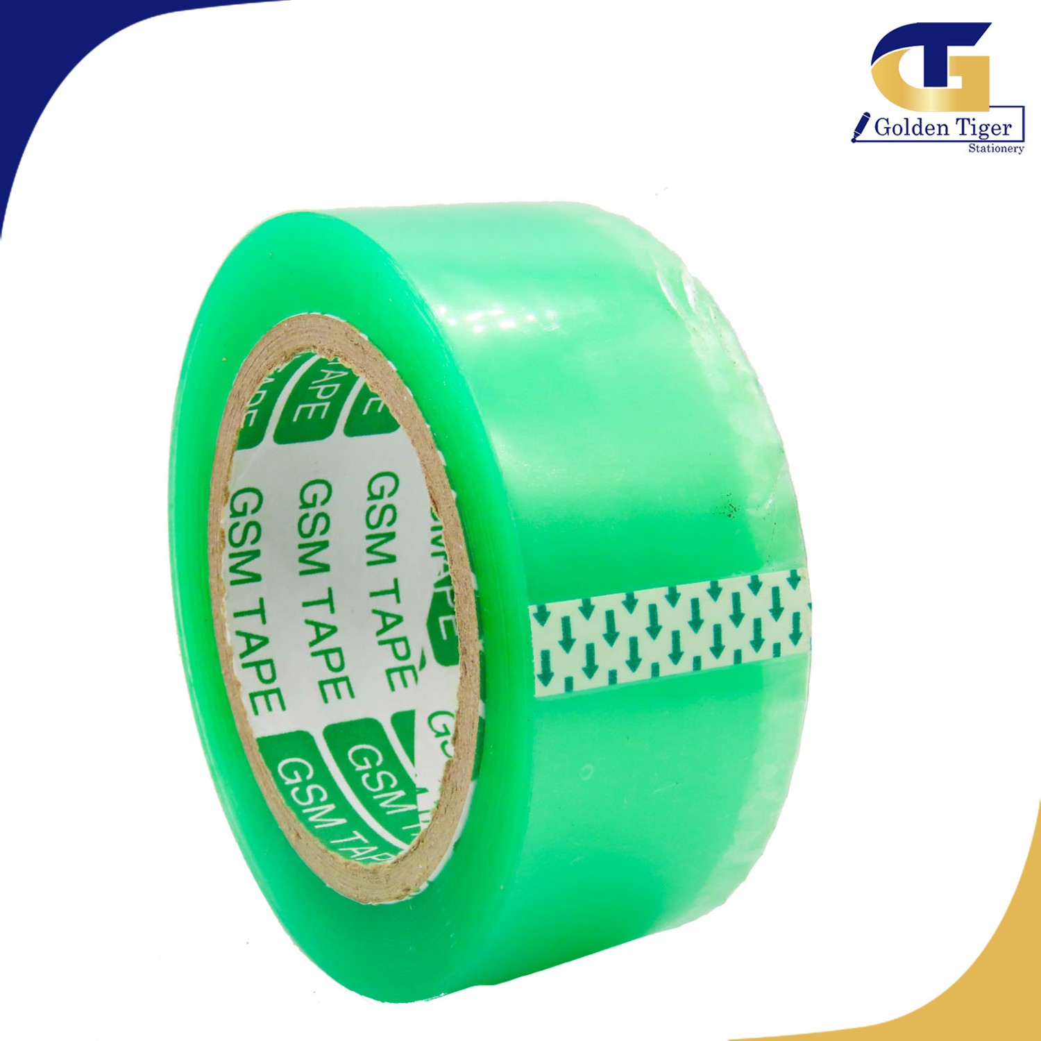 GSM Packing Tape 300y clear Green | Golden Tiger Stationery Store