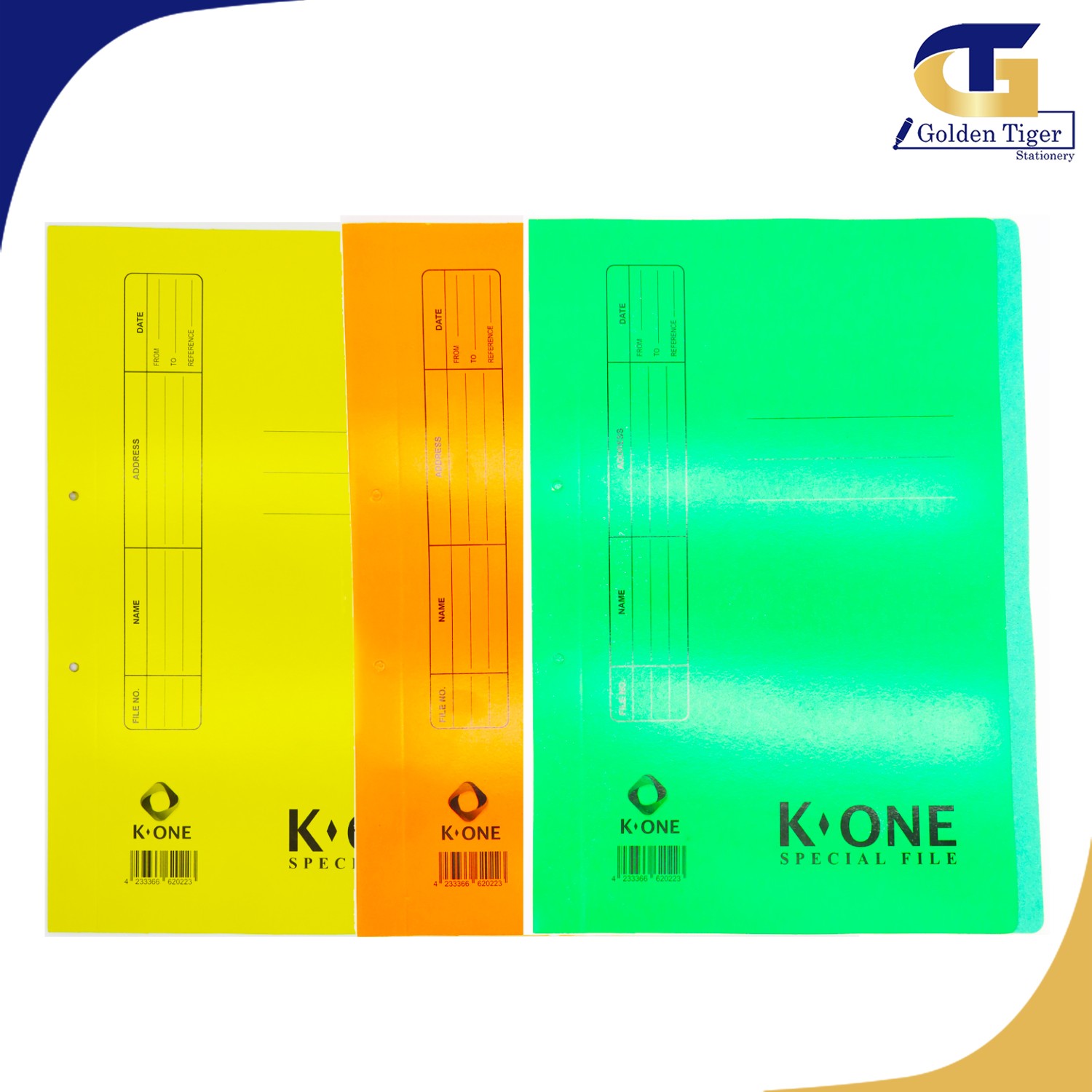 K One Paper File Color (အပြောင် )1pcs | Golden Tiger Stationery Store