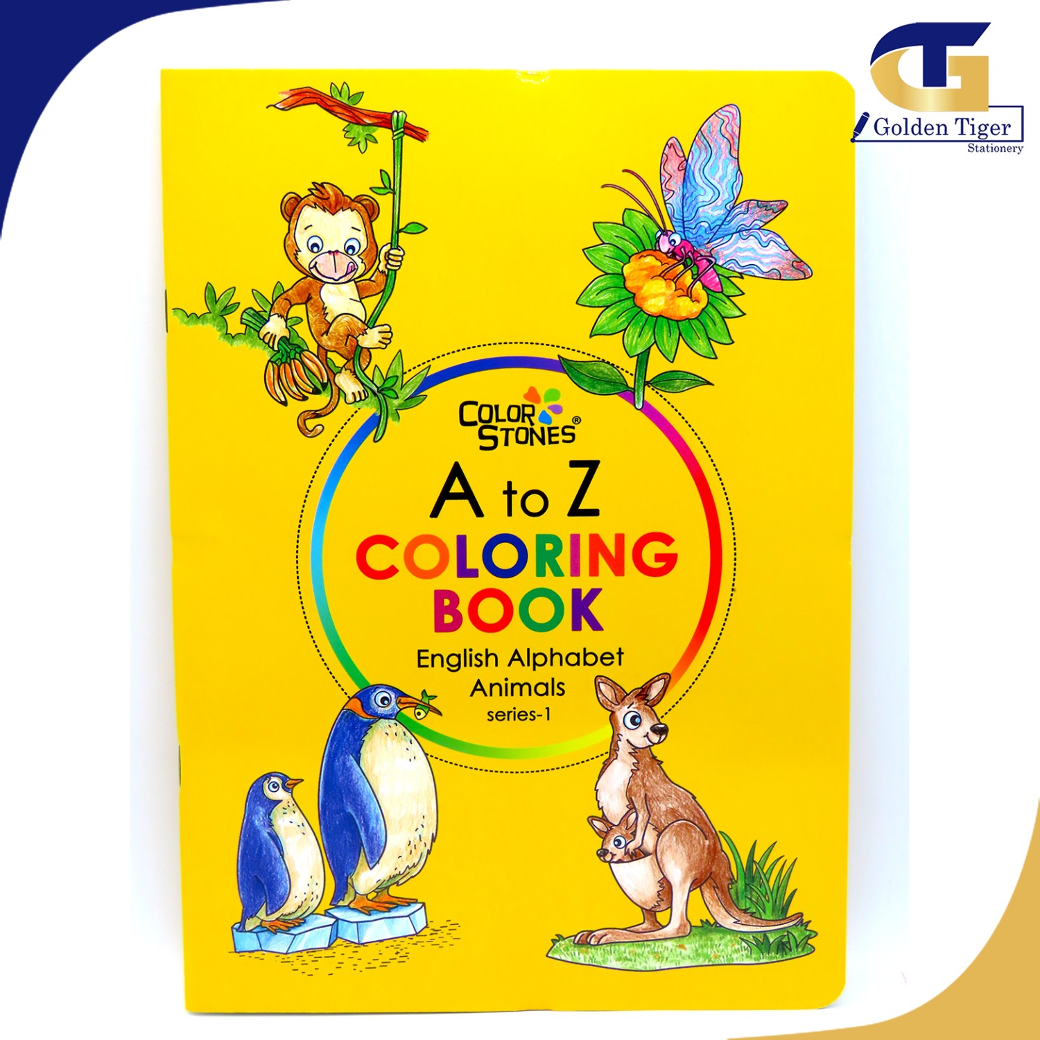 Coloring Book (English Alphabet) | Golden Tiger Stationery Store