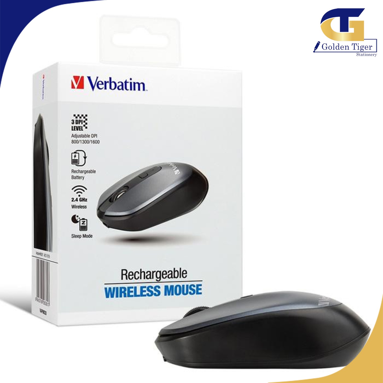 Verbatim Wireless Mouse Mice Rechargeable (66381) | Golden Tiger ...