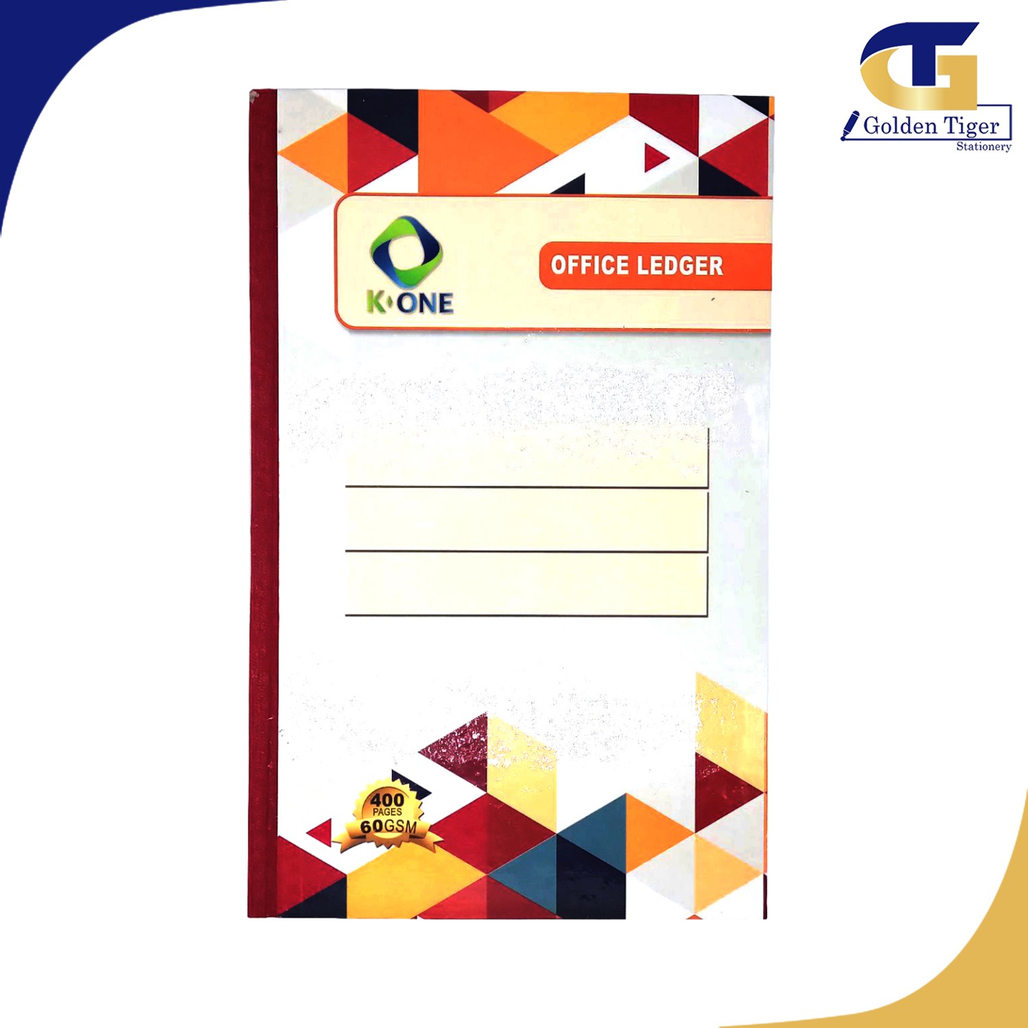 K One Office Ledger Book 400p | Golden Tiger Stationery Store