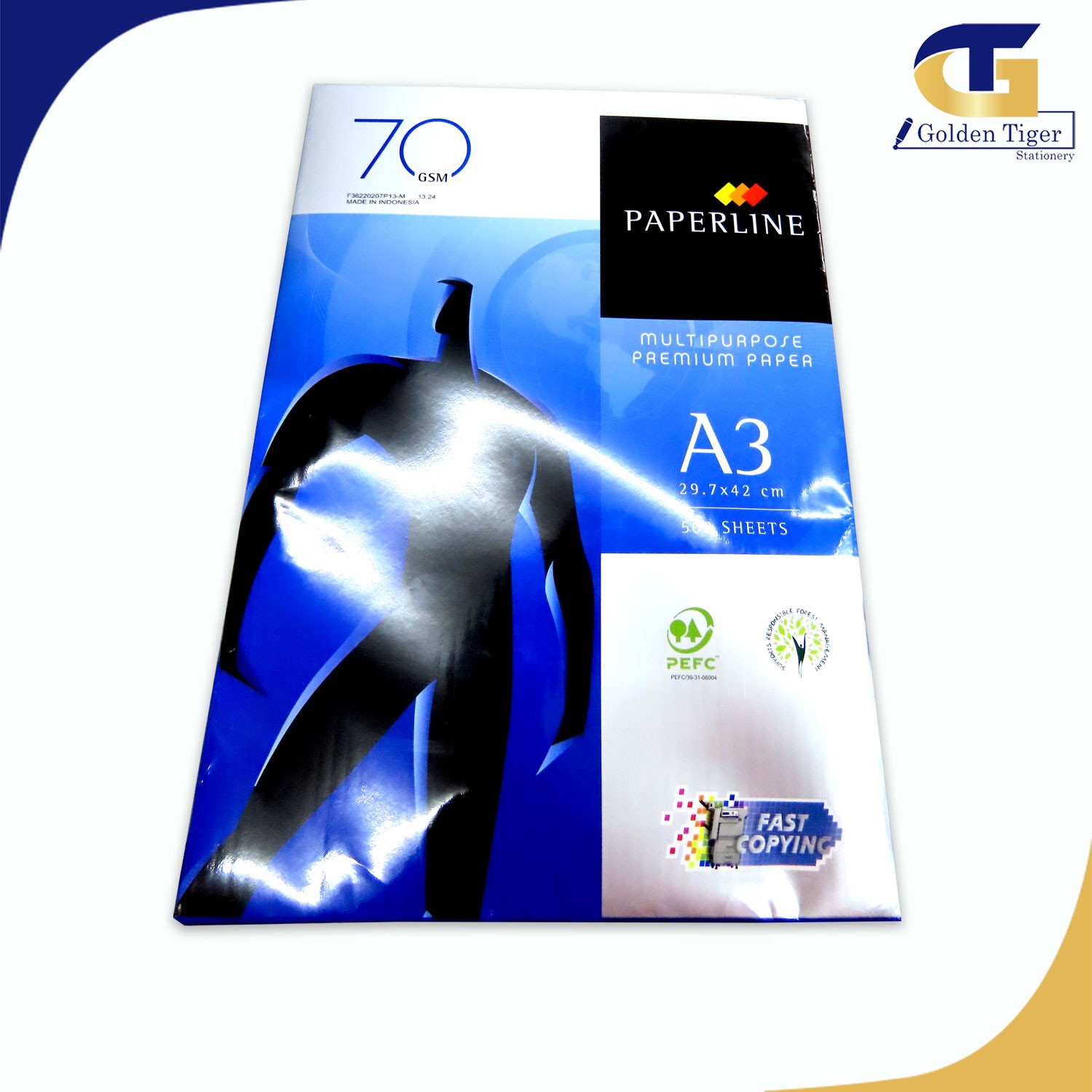 OFFICE PAPER Paperline A3( 70g)(တထုပ်) | Golden Tiger Stationery Store