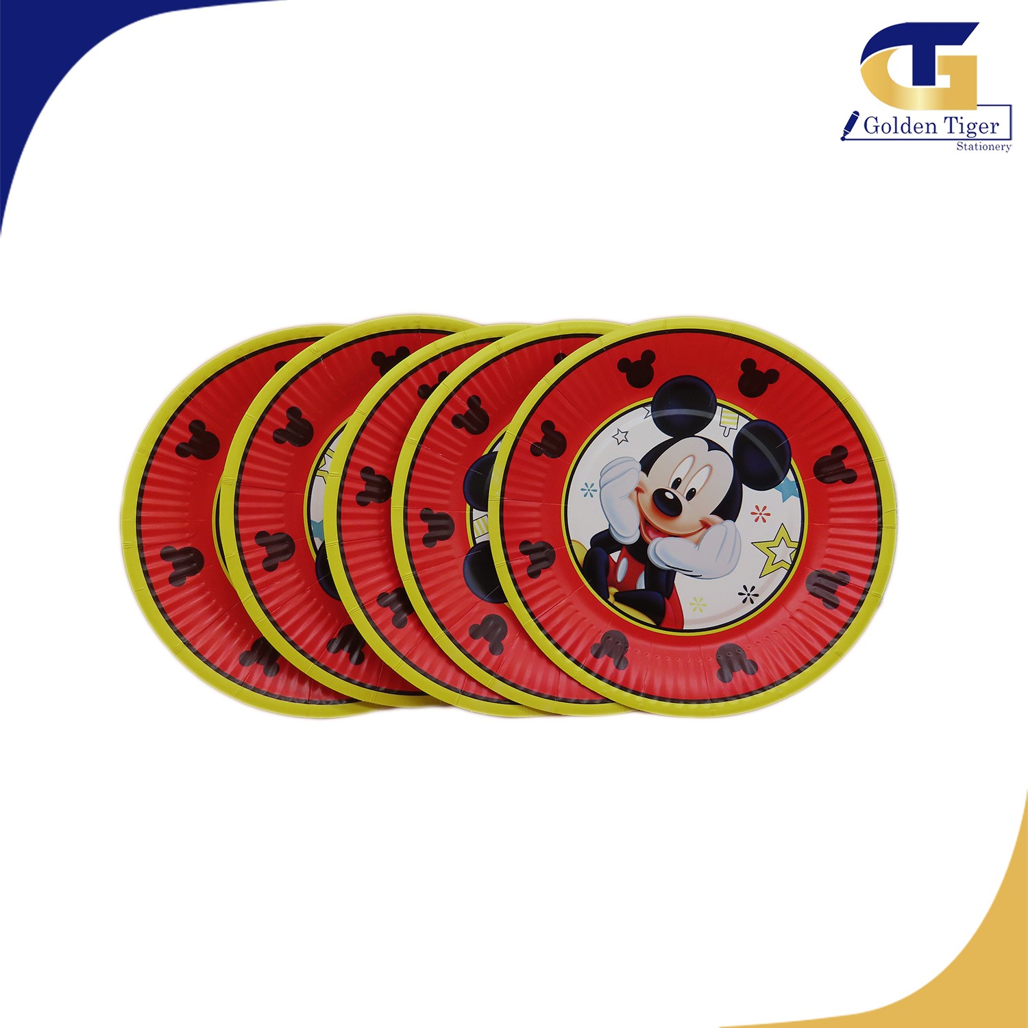 Party Paper Plate Cartoon 10 pcs | Golden Tiger Stationery Store