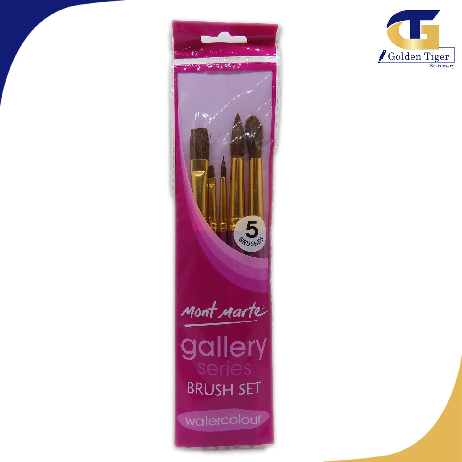Mont Marte watercolour gallery series brush set | Golden Tiger ...
