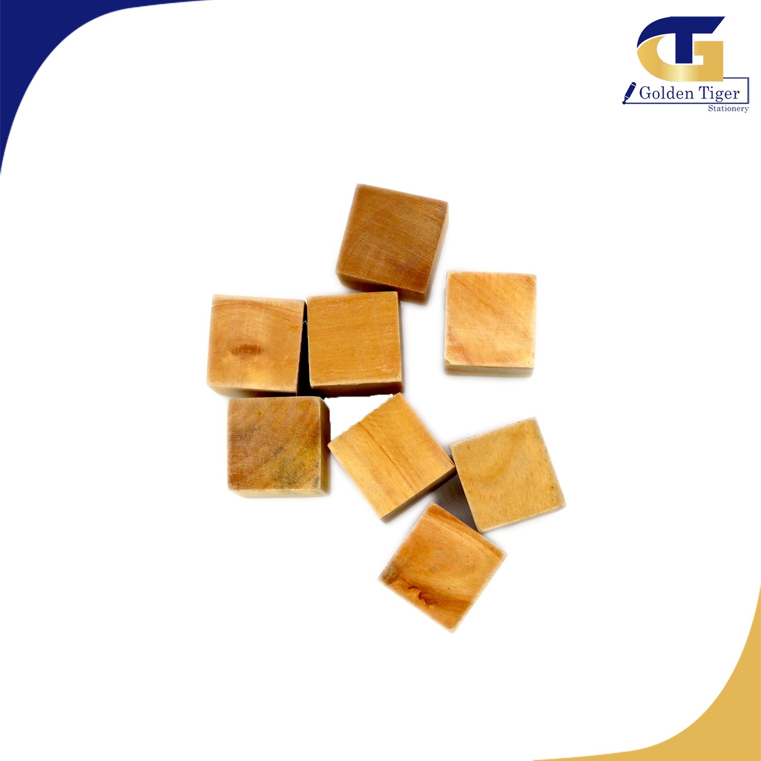 Wood Block 012A (2cmx2cm) | Golden Tiger Stationery Store