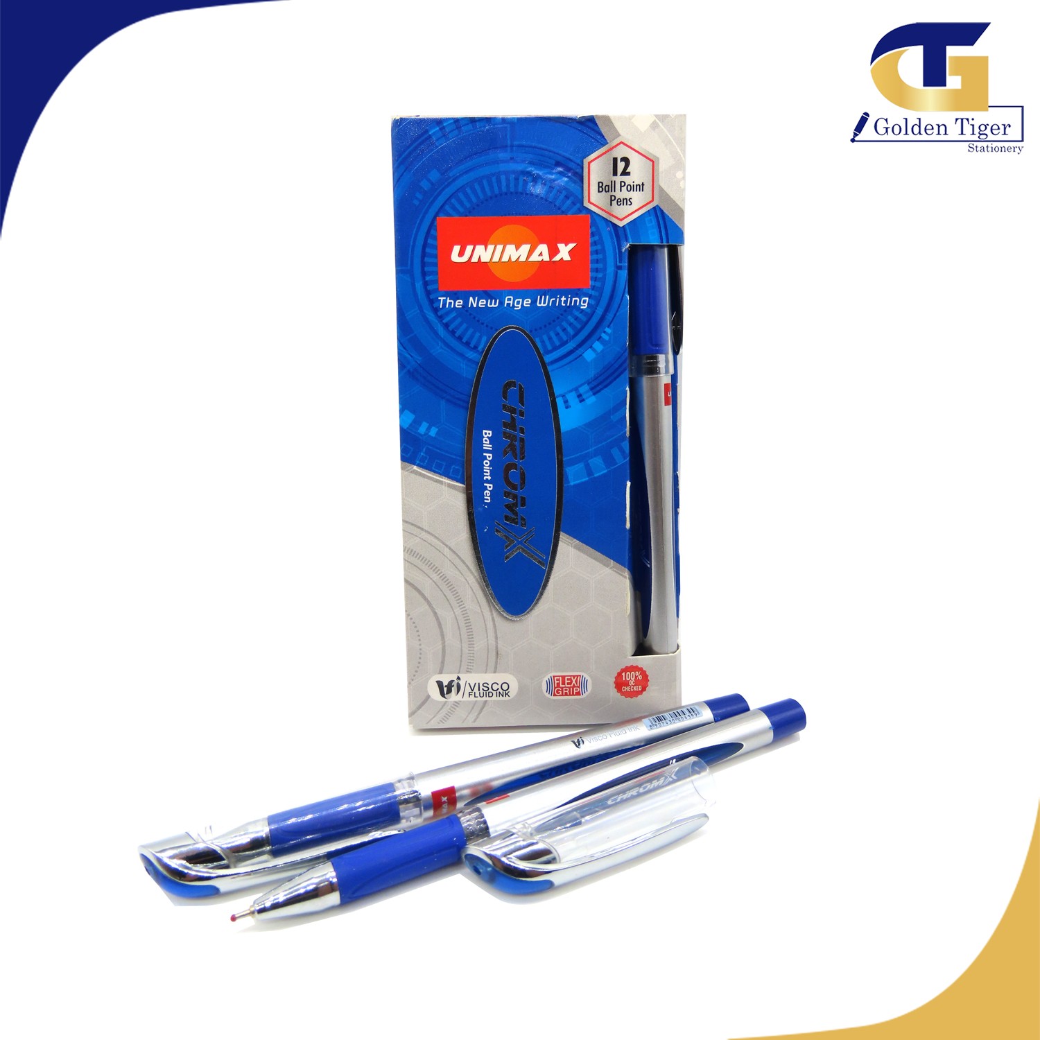 Unimax Ballpen Chrom 0.7B pcs | Golden Tiger Stationery Store