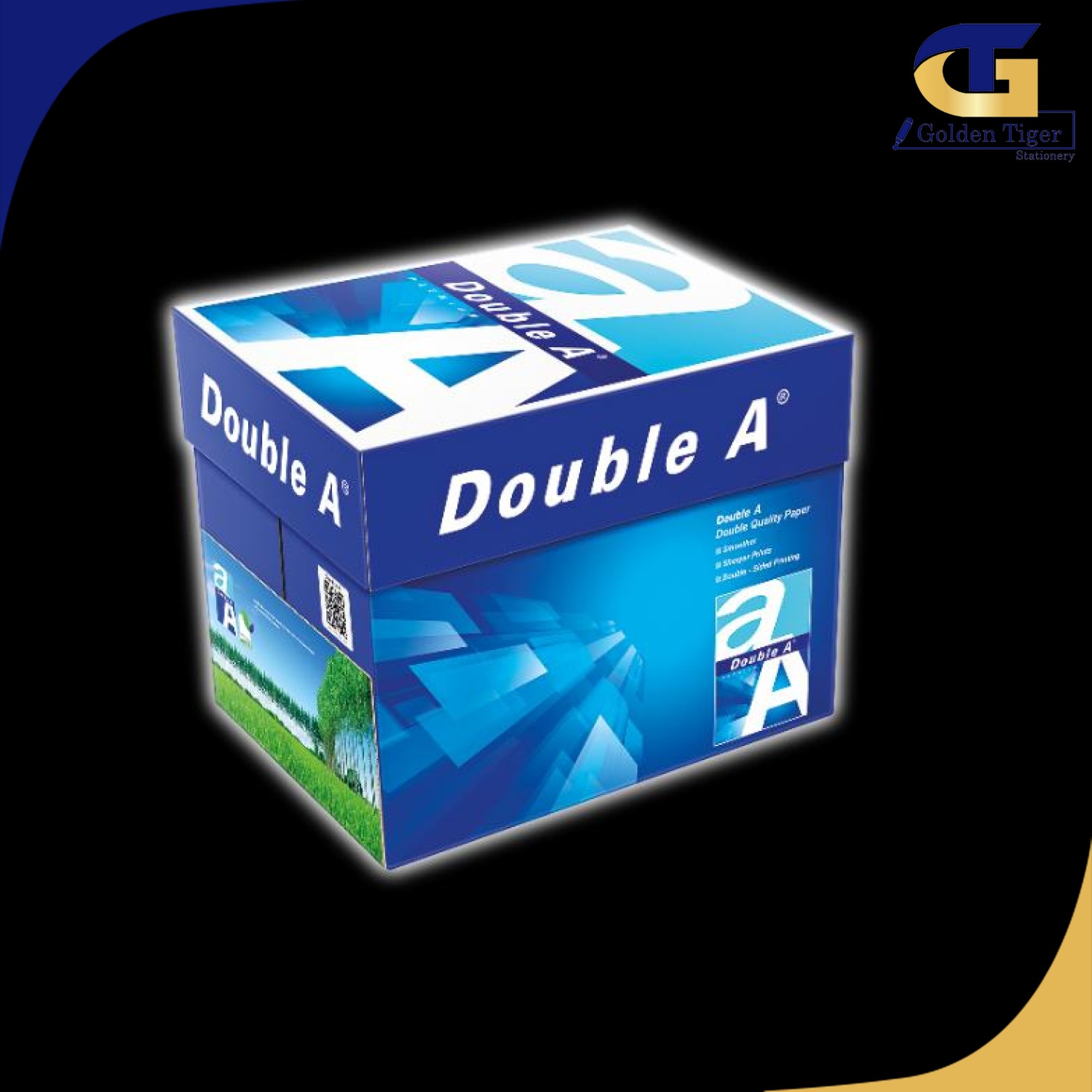 OFFICE PAPER Double A Paper A4 ( 80g ) Box တဘုံး | Golden Tiger Stationery Store