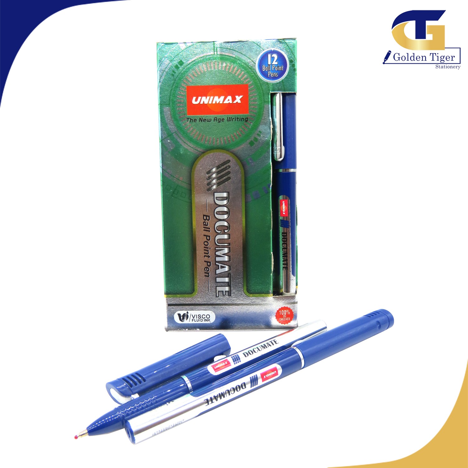 Unimax Ball Pen Documate 0.8B pcs | Golden Tiger Stationery Store