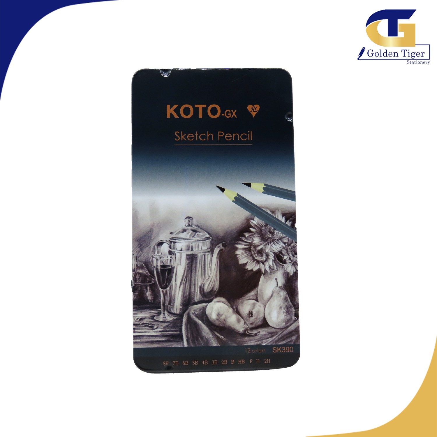 Koto Sketch Pencil SK390 (12pcs/pkt) | Golden Tiger Stationery Store