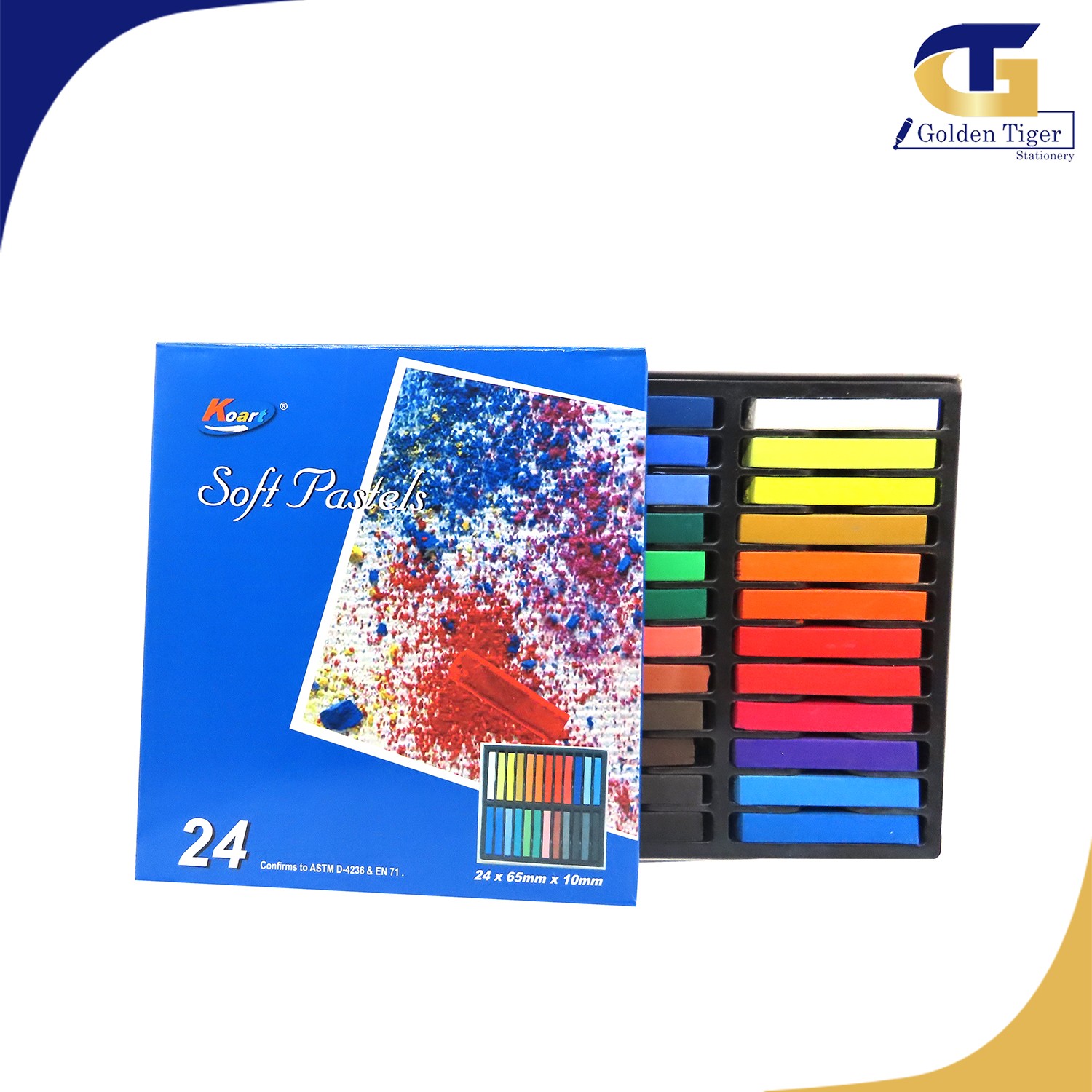 Koart Soft Pastel 24 color | Golden Tiger Stationery Store