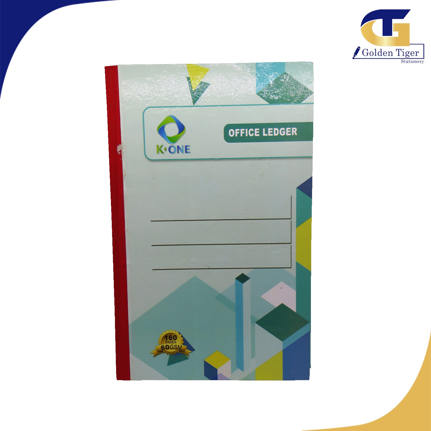 K One Office Ledger Book 160p | Golden Tiger Stationery Store