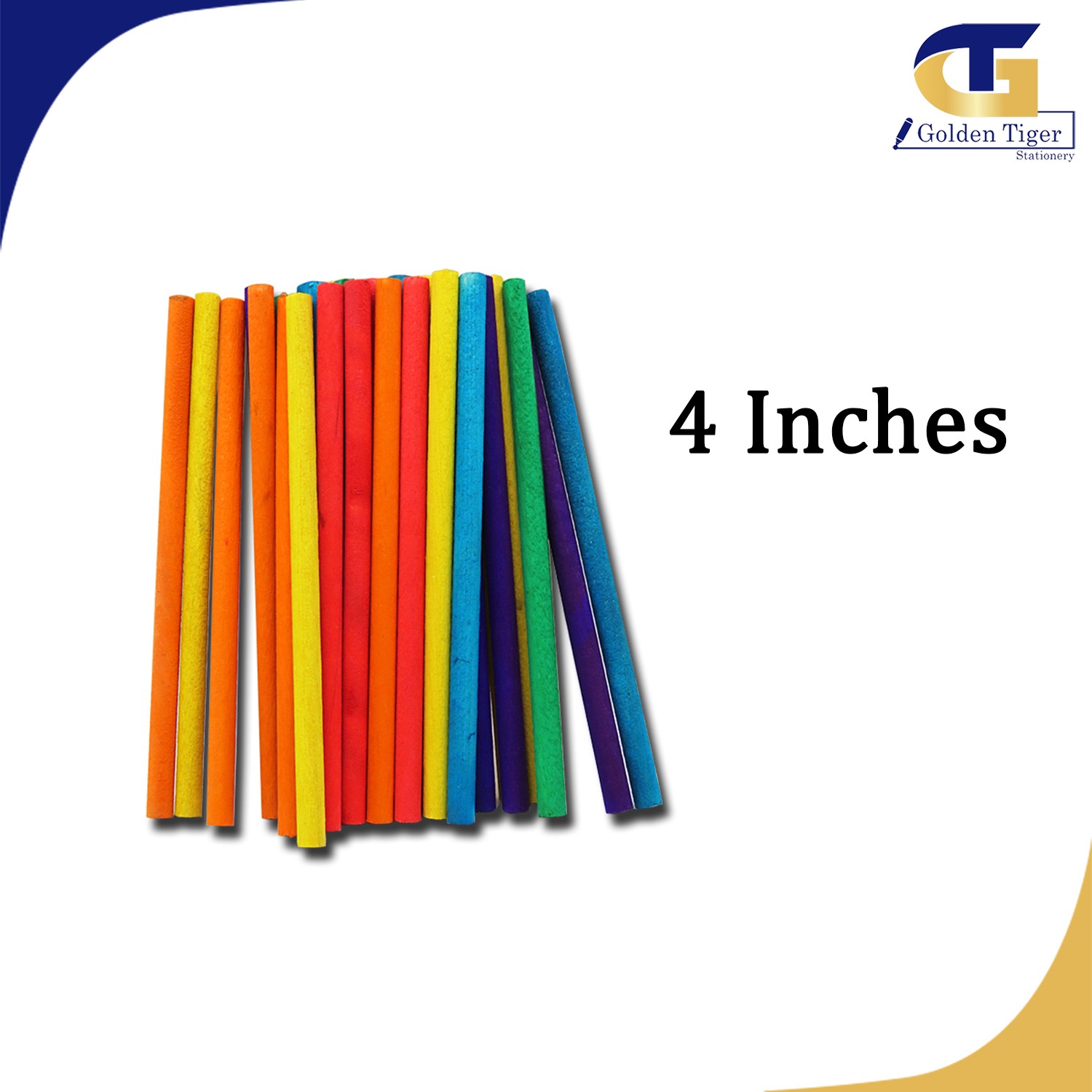 Candy Stick Round Color 10cm ( 50 pcs ) | Golden Tiger Stationery Store
