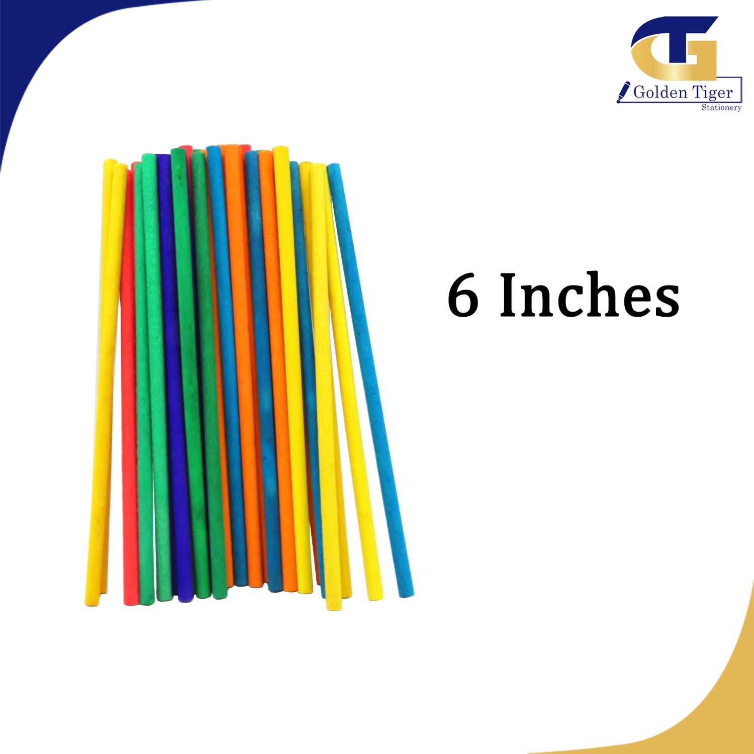 Candy Stick Round Color 15cm ( 50 pcs ) | Golden Tiger Stationery Store