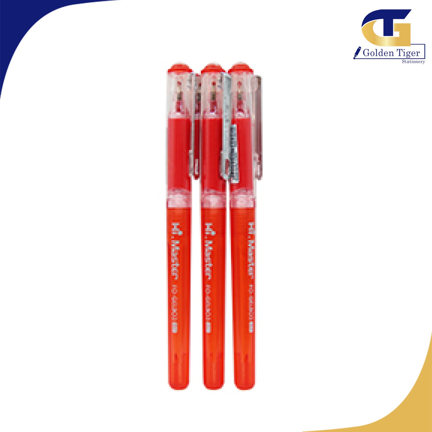 Flex Office Ball Pen Hi.Master 0.7 Red | Golden Tiger Stationery Store