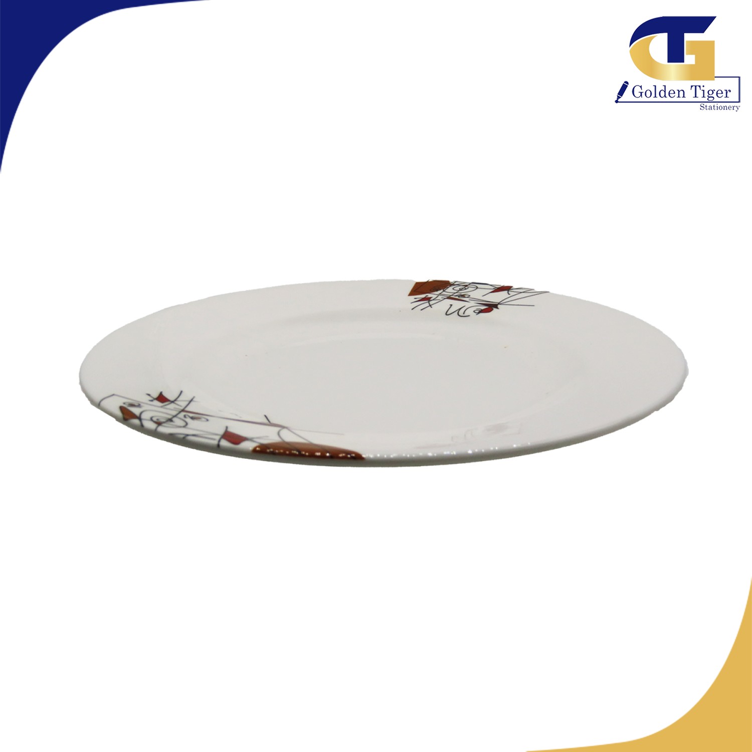 10" Meat Plate | Golden Tiger Stationery Store