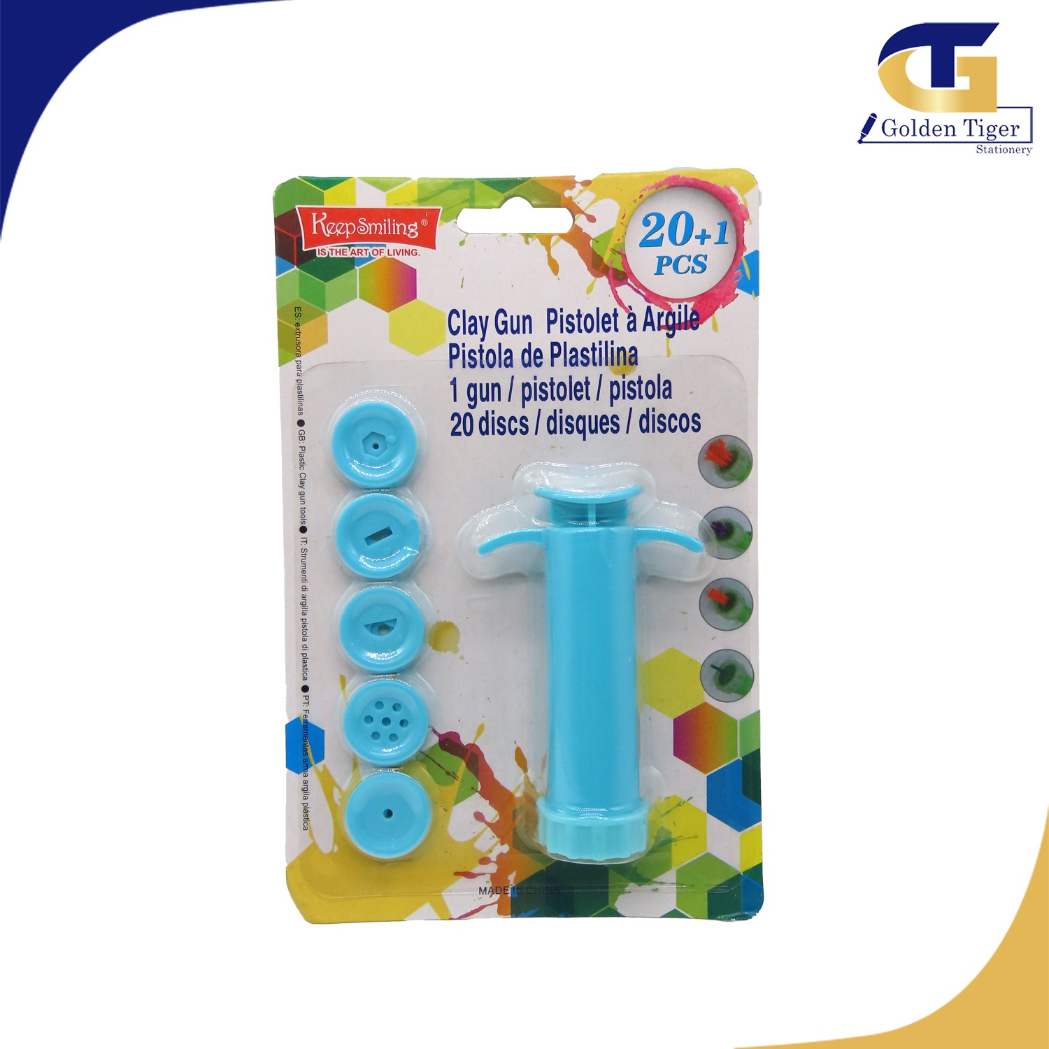 Clay Gun Pistol pcs | Golden Tiger Stationery Store