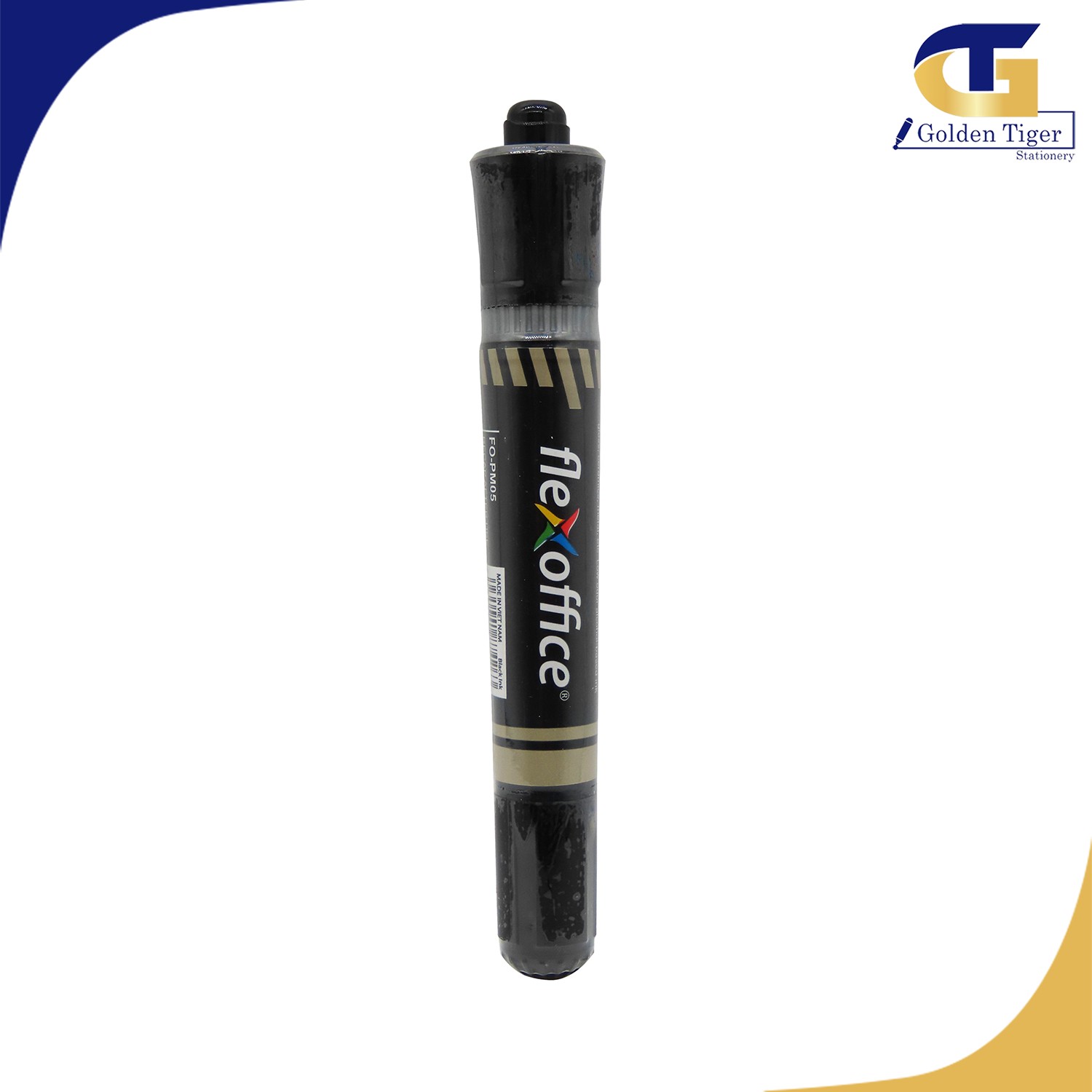 Flex Office Permanent Marker 2 Way Black | Golden Tiger Stationery Store