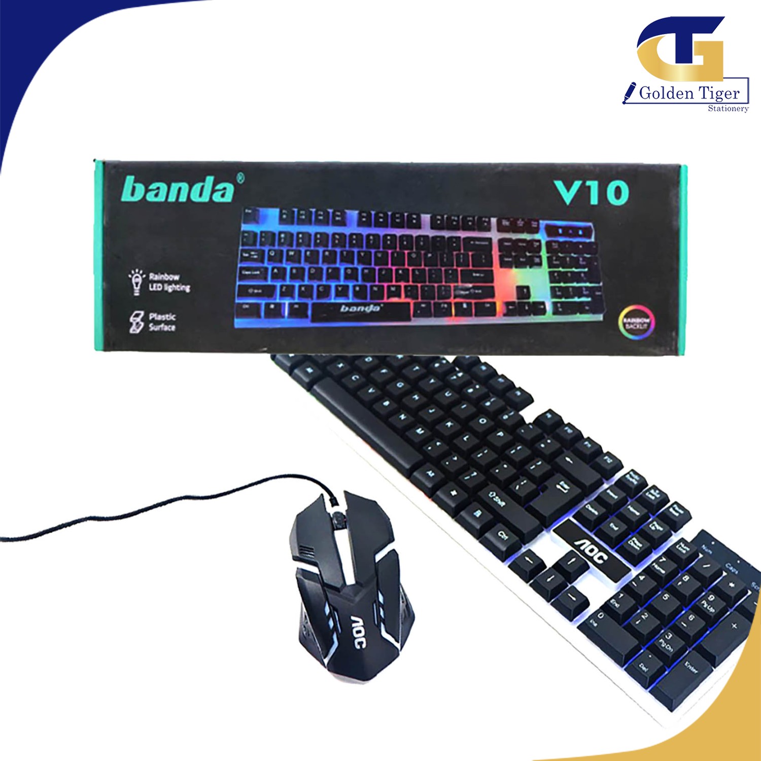 Banda V10 Keyboard | Golden Tiger Stationery Store