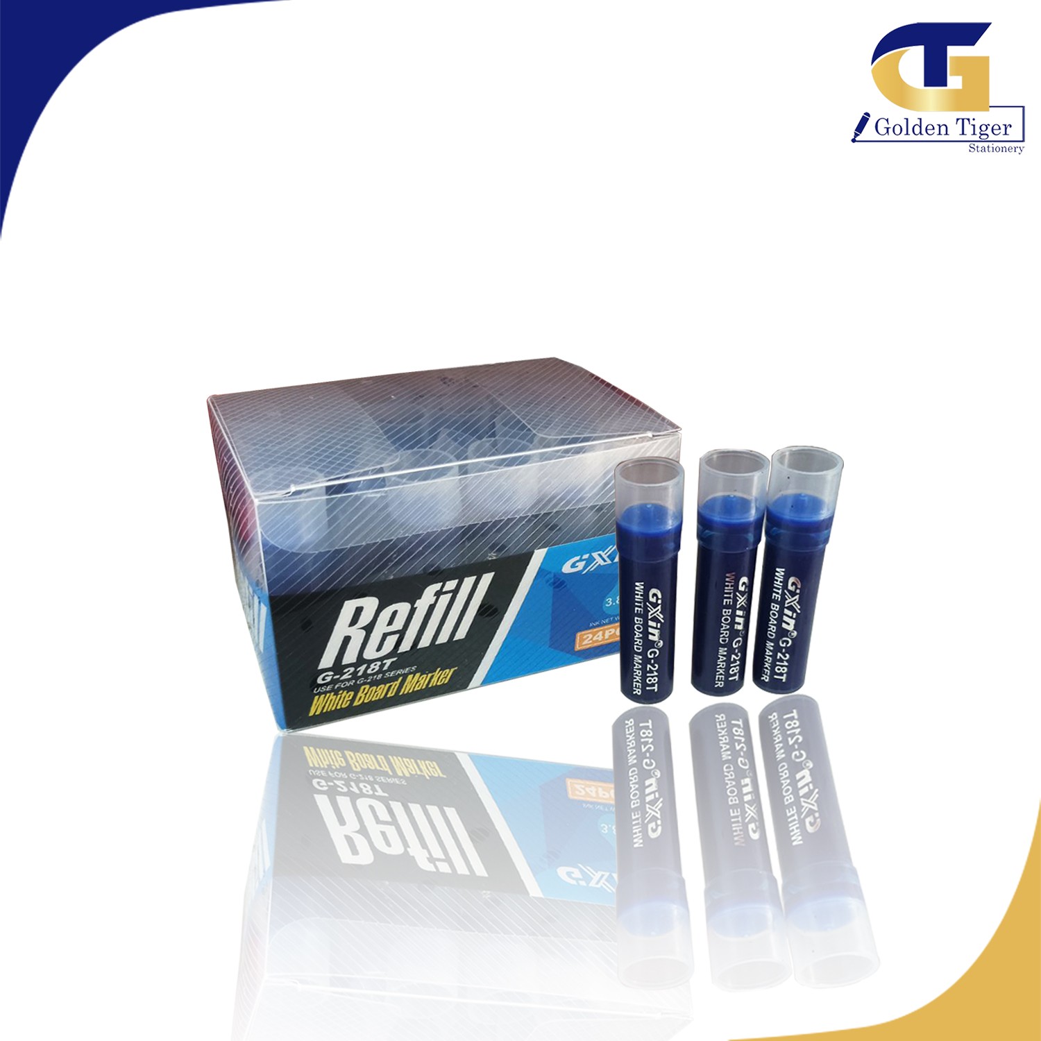 G218 White Board Marker Ink Blue ( 24 pcs ) | Golden Tiger Stationery Store
