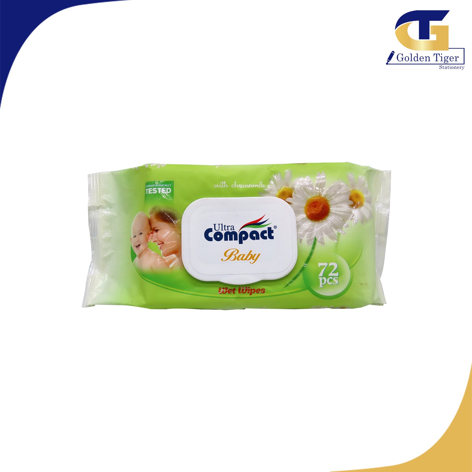 Ultra Compact Wet Wip Baby 72pcs (Camomile ) | Golden Tiger Stationery ...