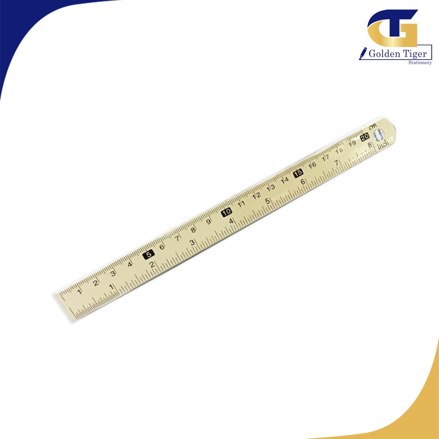 MESA Aluminium Ruler 8inch | Golden Tiger Stationery Store