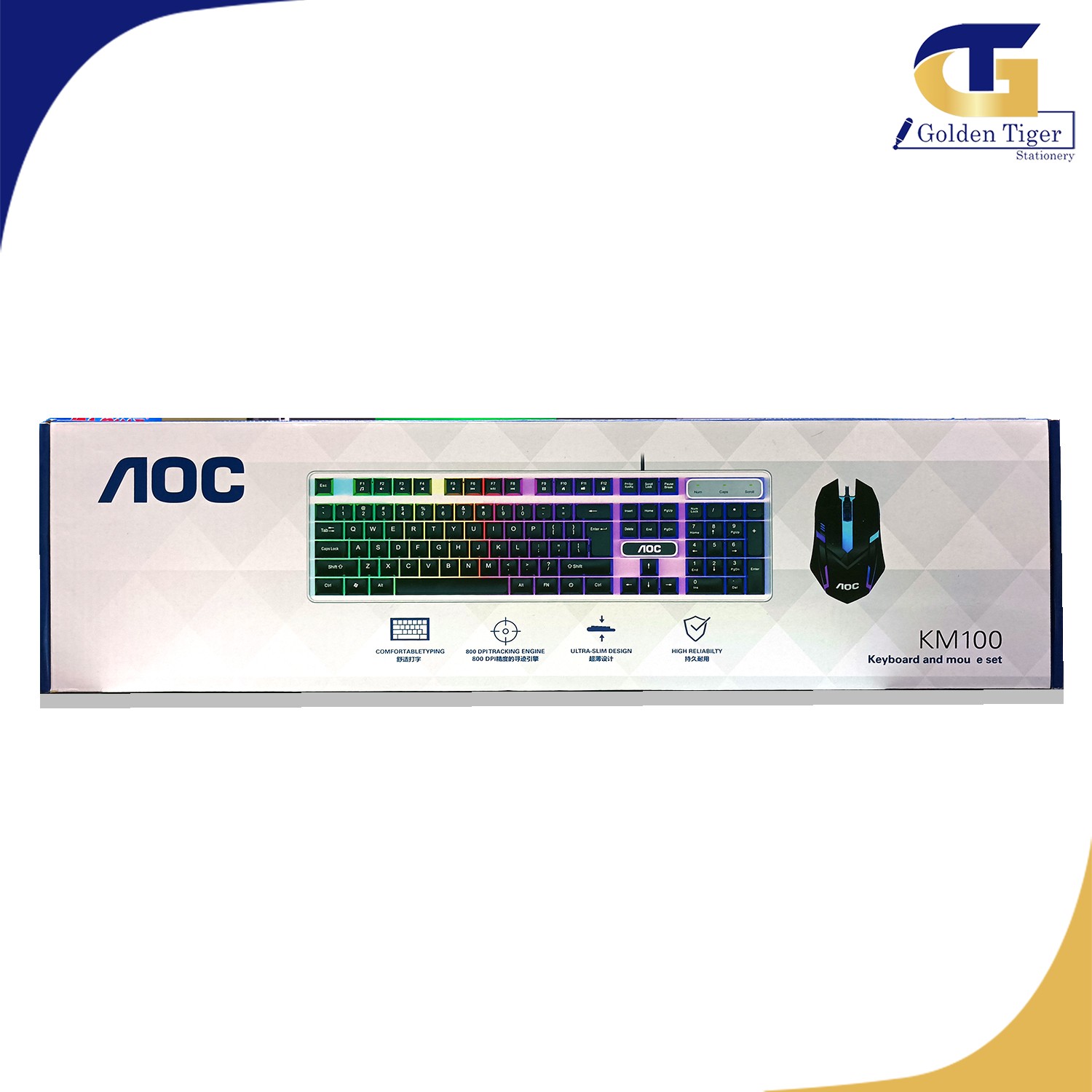 AOC KM 100 Keyboard | Golden Tiger Stationery Store
