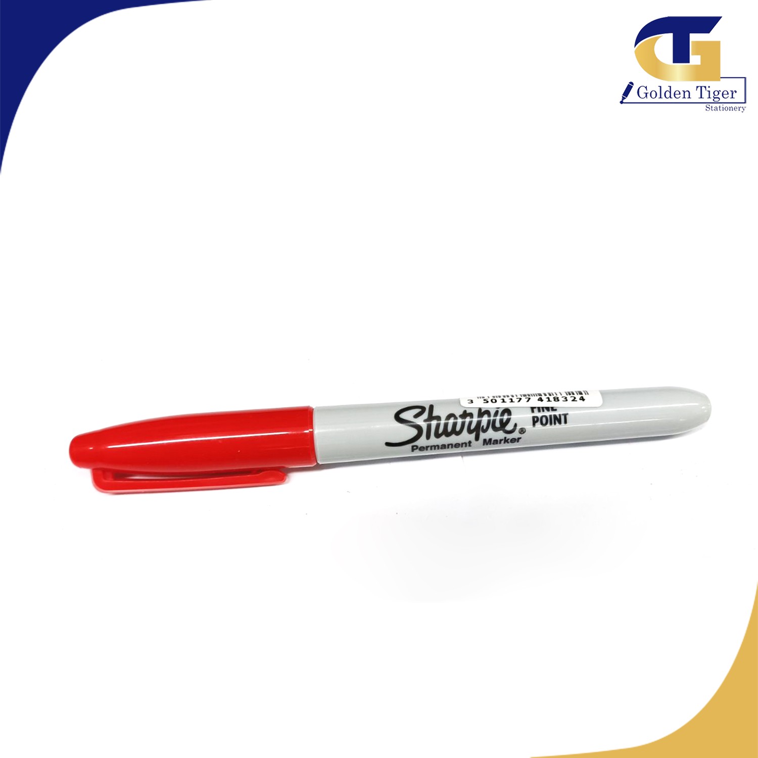 Sharpie Permanent Marker Fine Red | Golden Tiger Stationery Store