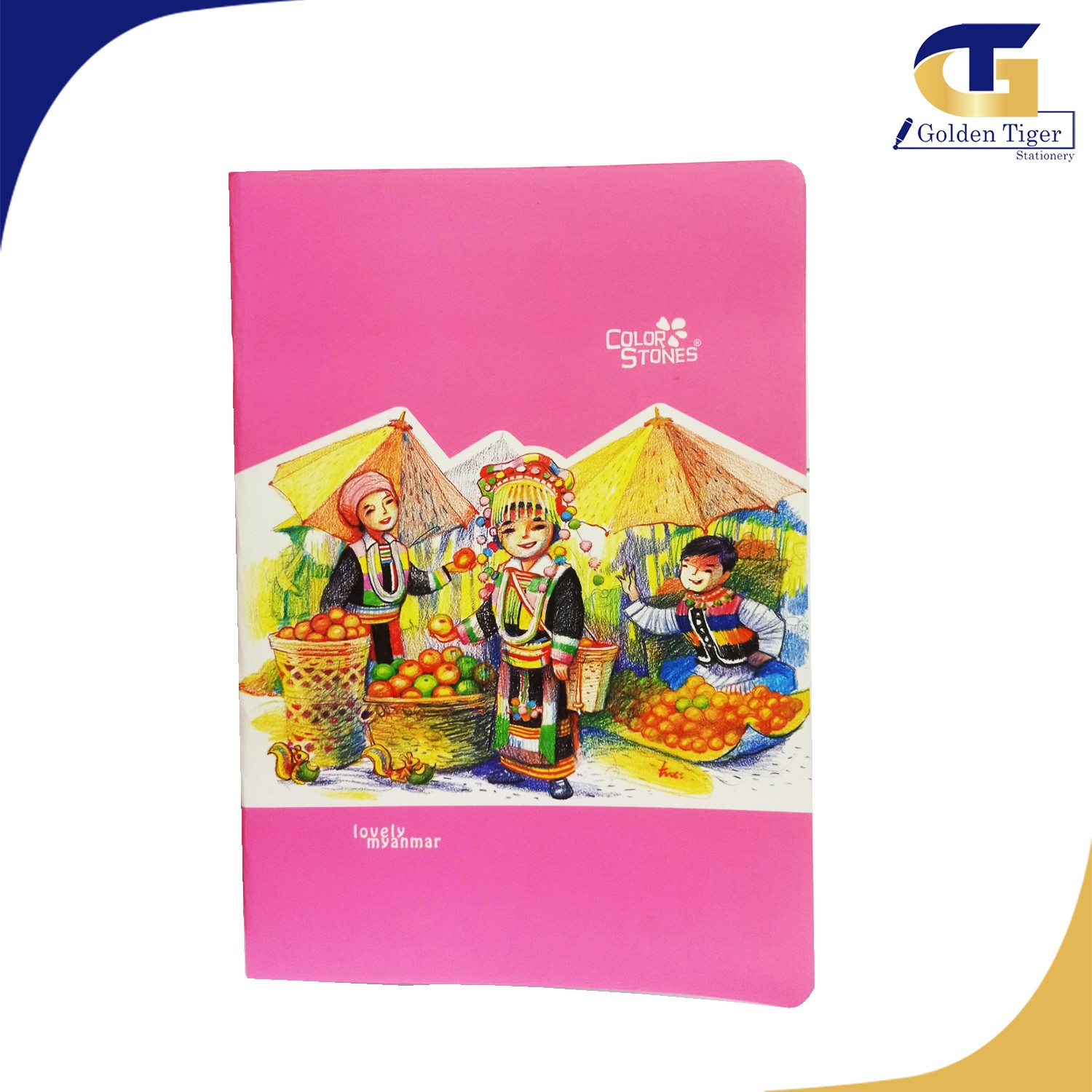 ColorStone Lovely Myanmar Exercise Book Pcs | Golden Tiger Stationery Store