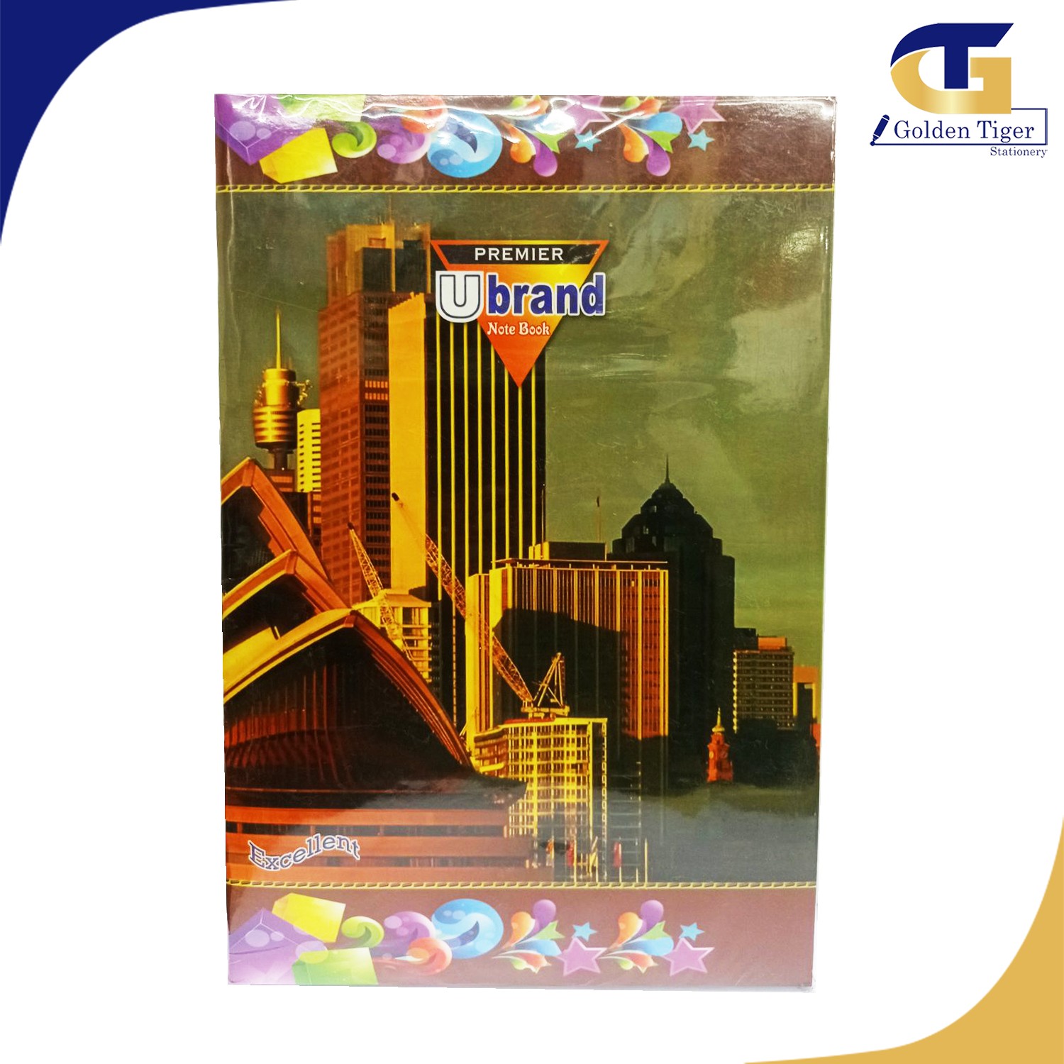 Ubrand Excellent Note Book A4 အထူလိုင်း (5pcs/pkt) | Golden Tiger Stationery Store