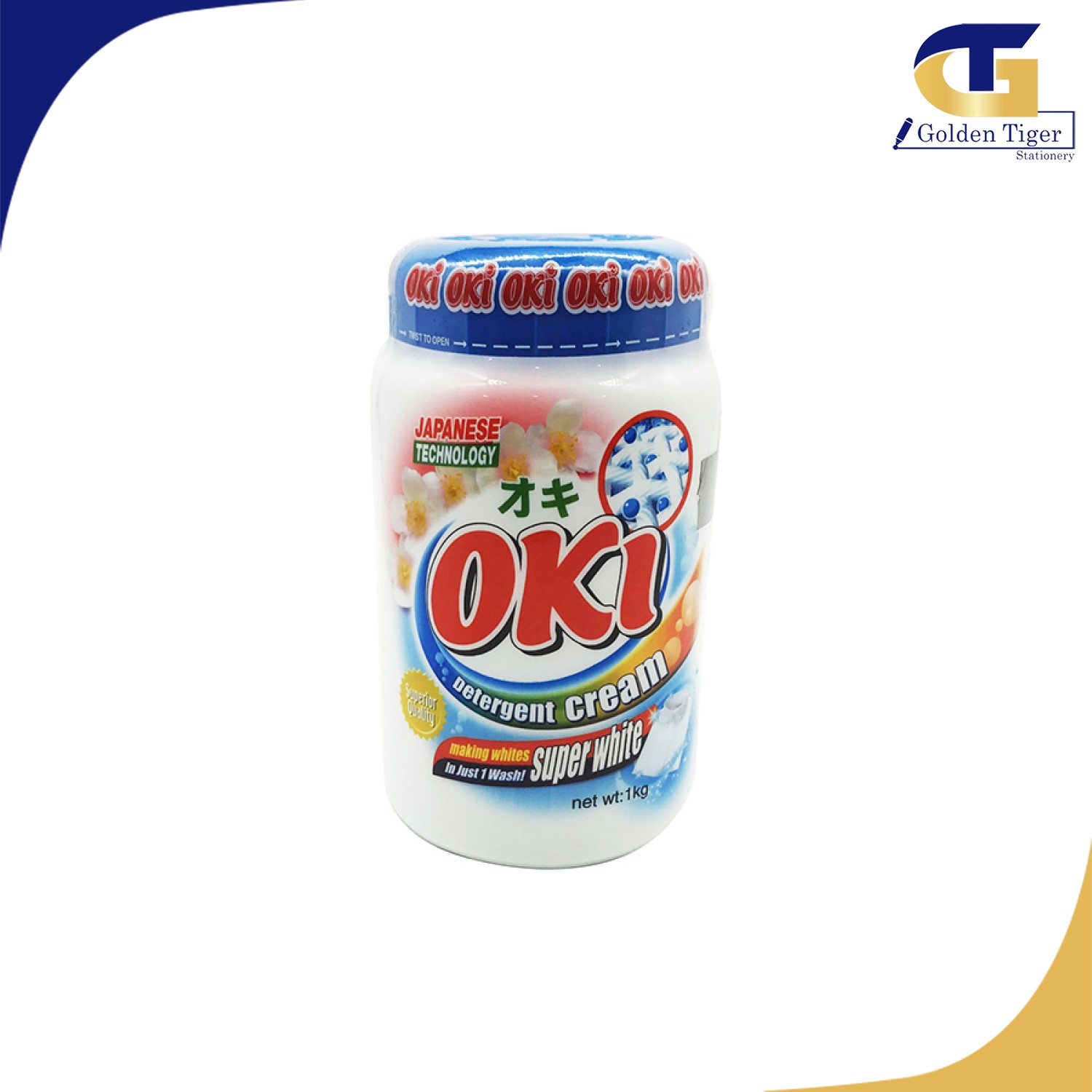 Oki Soap Cream Super White 900g | Golden Tiger Stationery Store