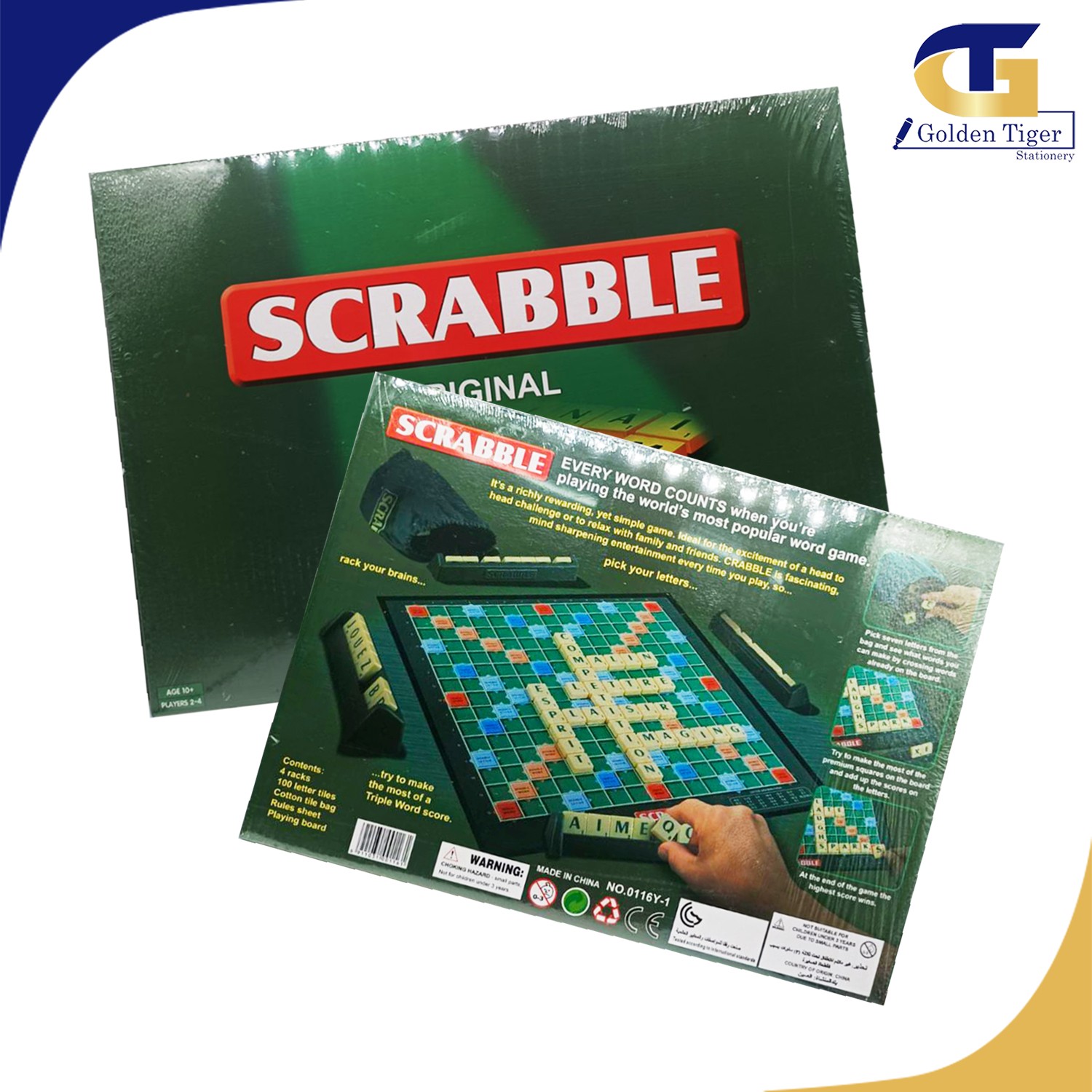 Scrabble Set | Golden Tiger Stationery Store