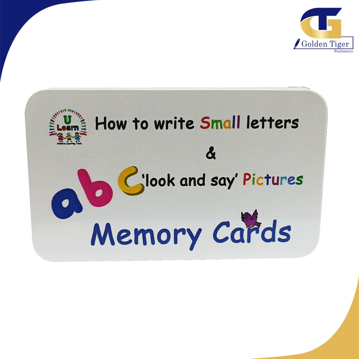 U Learn Memory Cards (ABC/ abc) | Golden Tiger Stationery Store