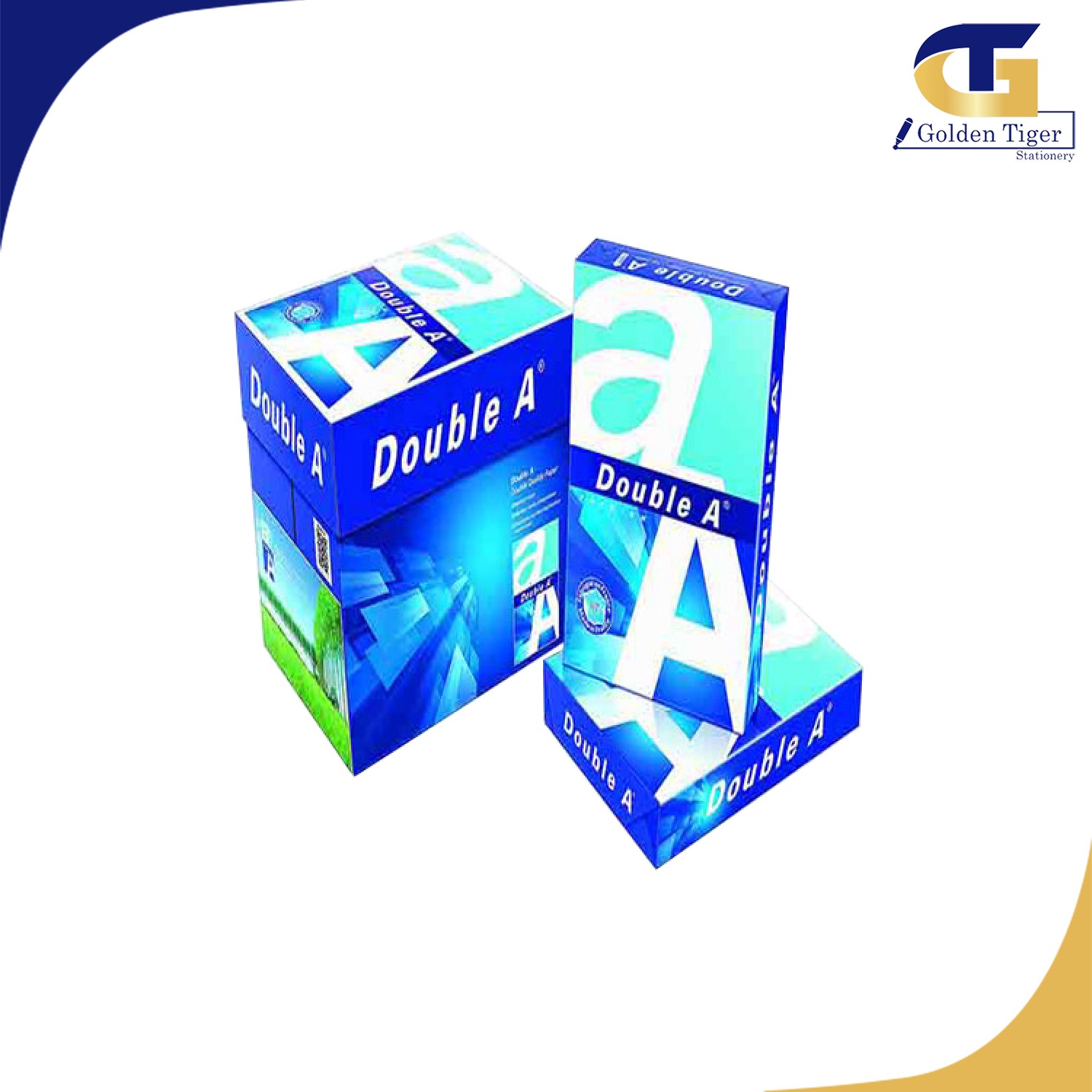 Office paper Double A Legal 70g (Box တဘုံး) | Golden Tiger Stationery Store