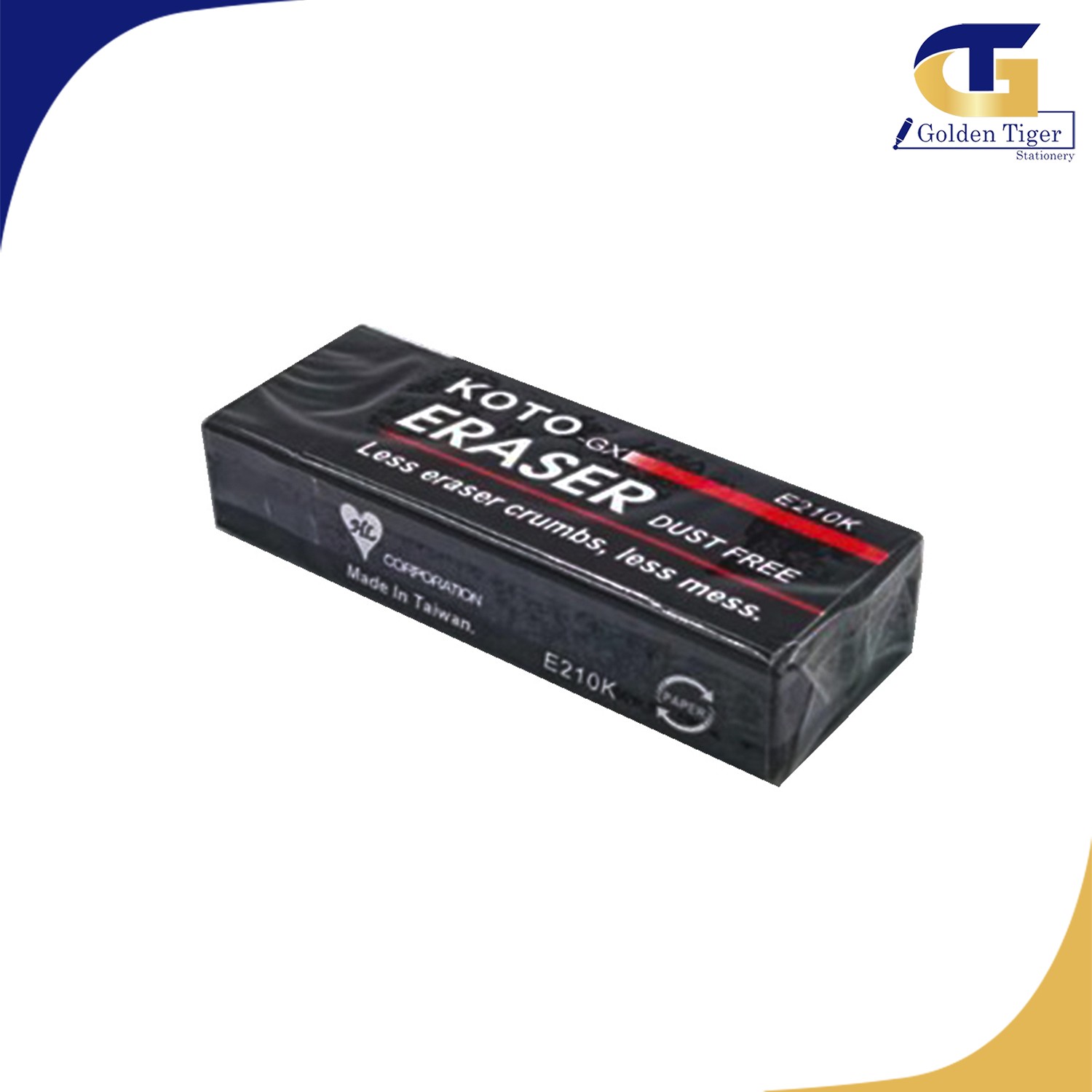 Koto Eraser-GX Dust Free E210K Big | Golden Tiger Stationery Store