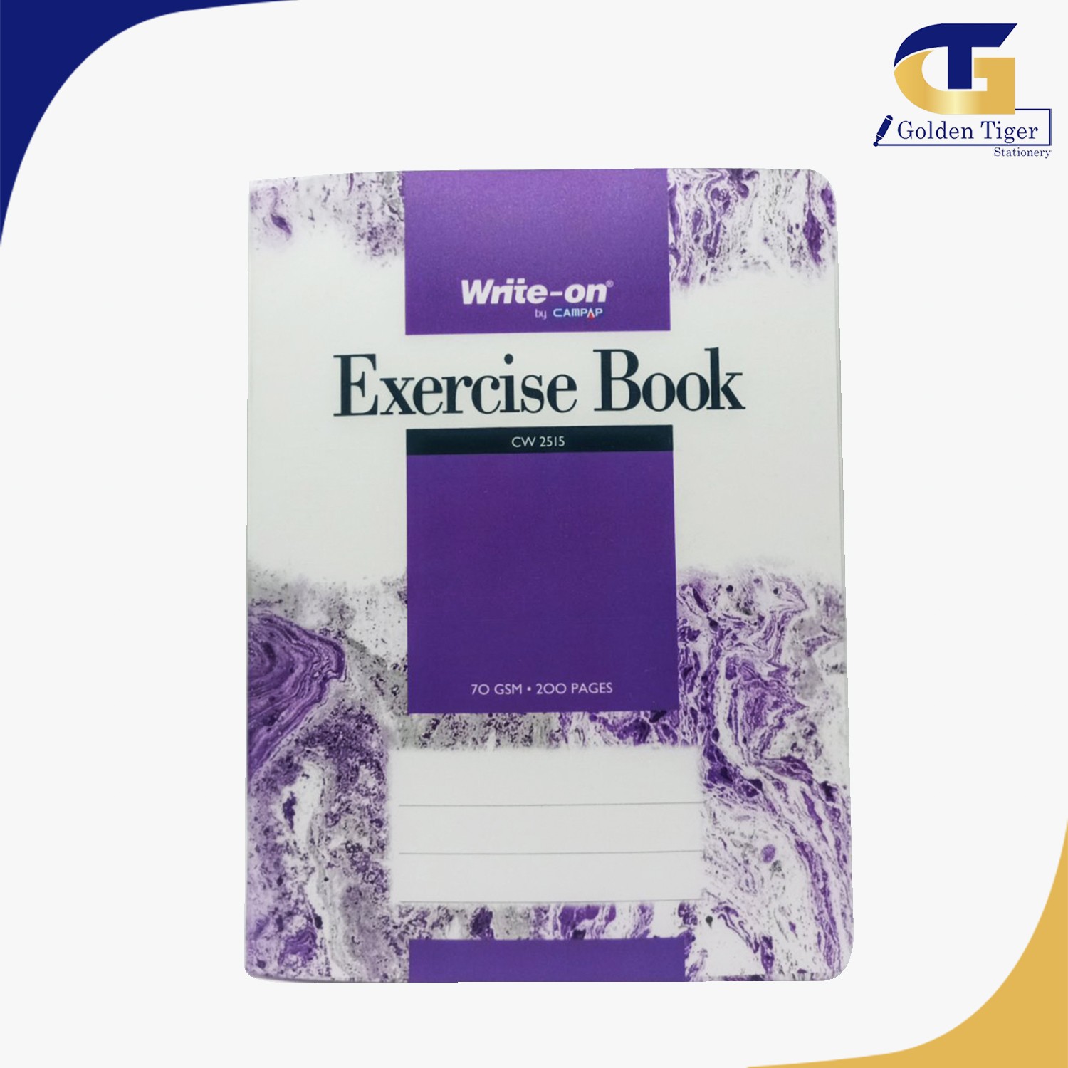 Campap Exercise Book CW-2515 70g 200p | Golden Tiger Stationery Store