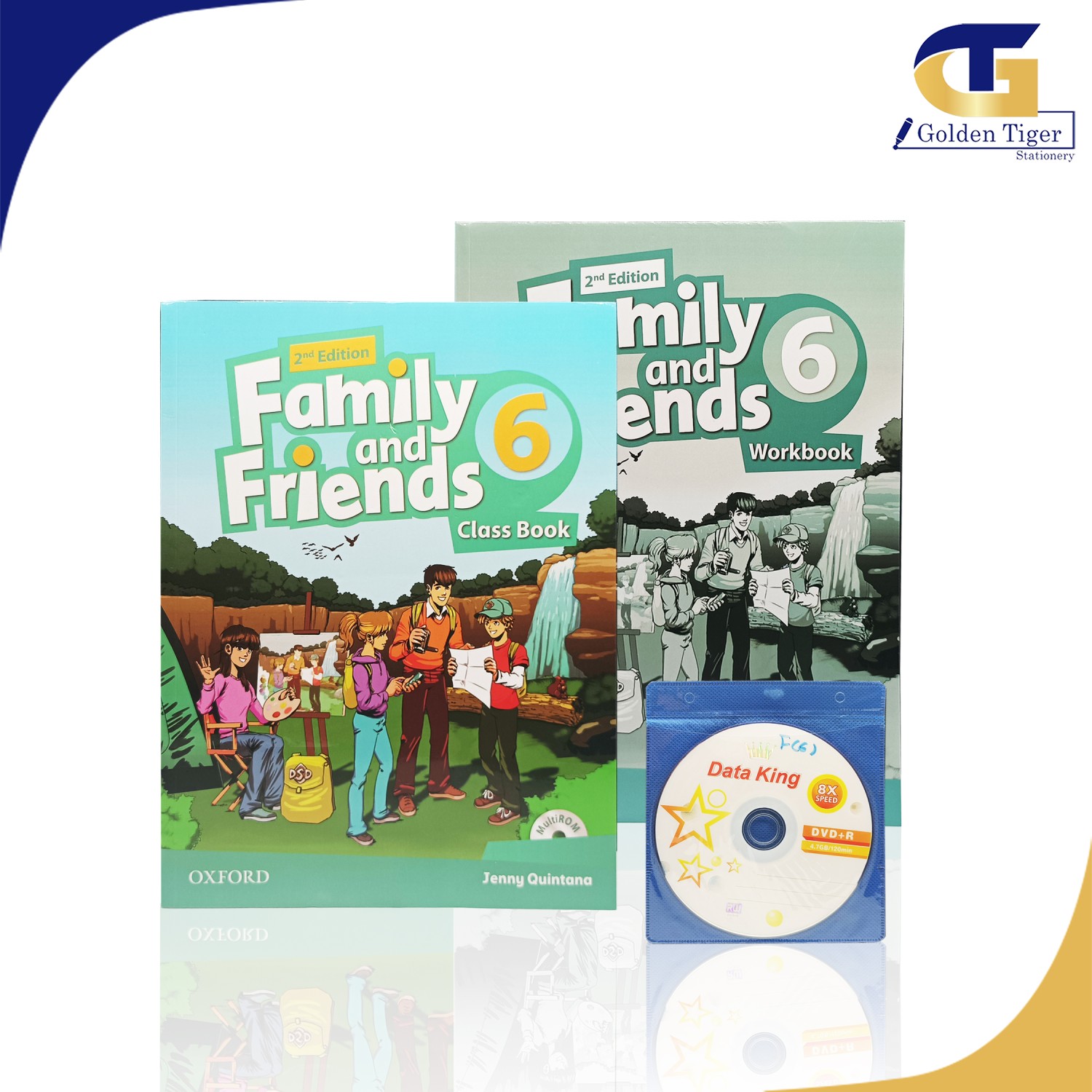 Oxford Family & Friends 6 (Class Book + Work Book) | Golden Tiger Stationery Store