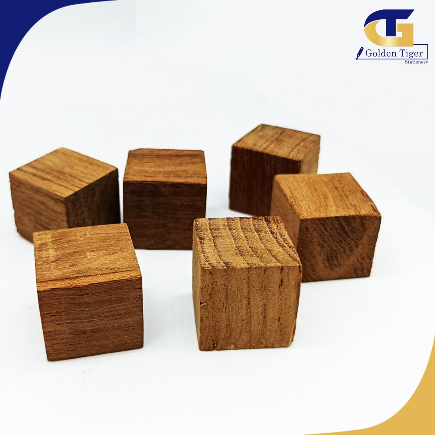 Wood Block 2cmx2cm 021B | Golden Tiger Stationery Store