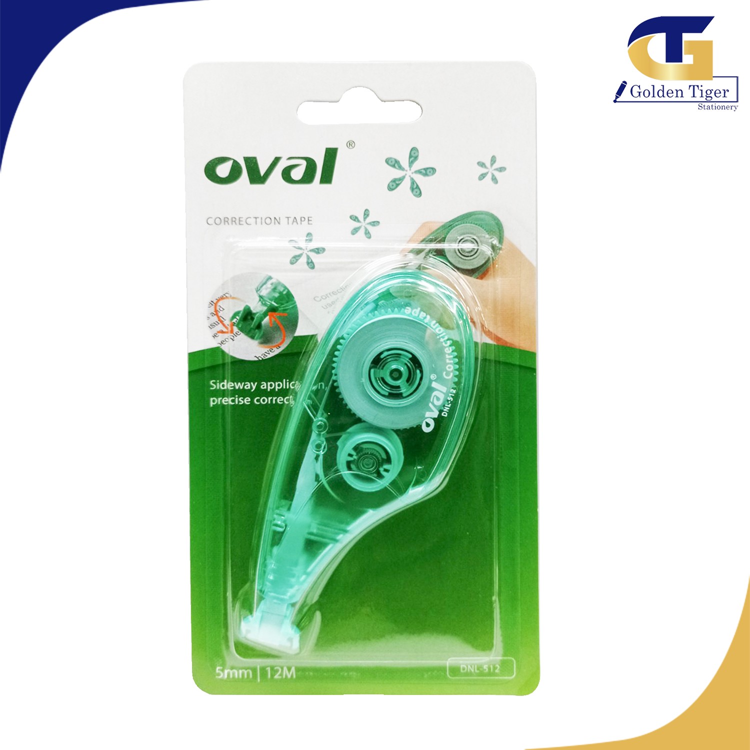 Oval Correction Tape 5MM DNL-512 | Golden Tiger Stationery Store