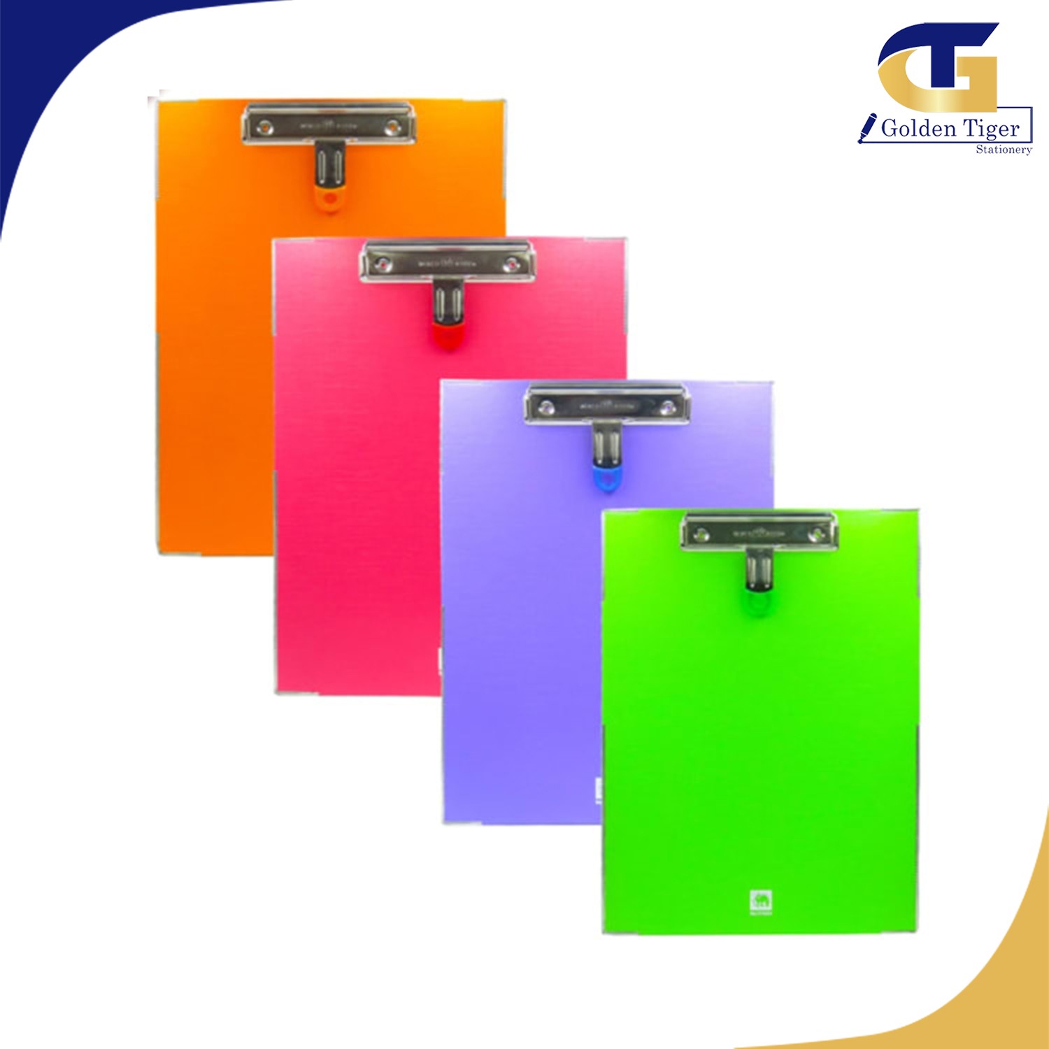 Elephant ClipBoard 1110 A4 (1x1x12) | Golden Tiger Stationery Store