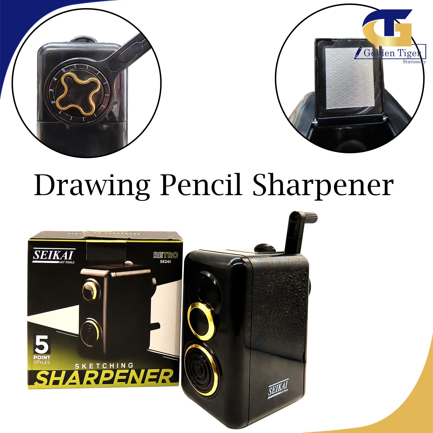 Seikai Sketching Sharpener SE241 | Golden Tiger Stationery Store