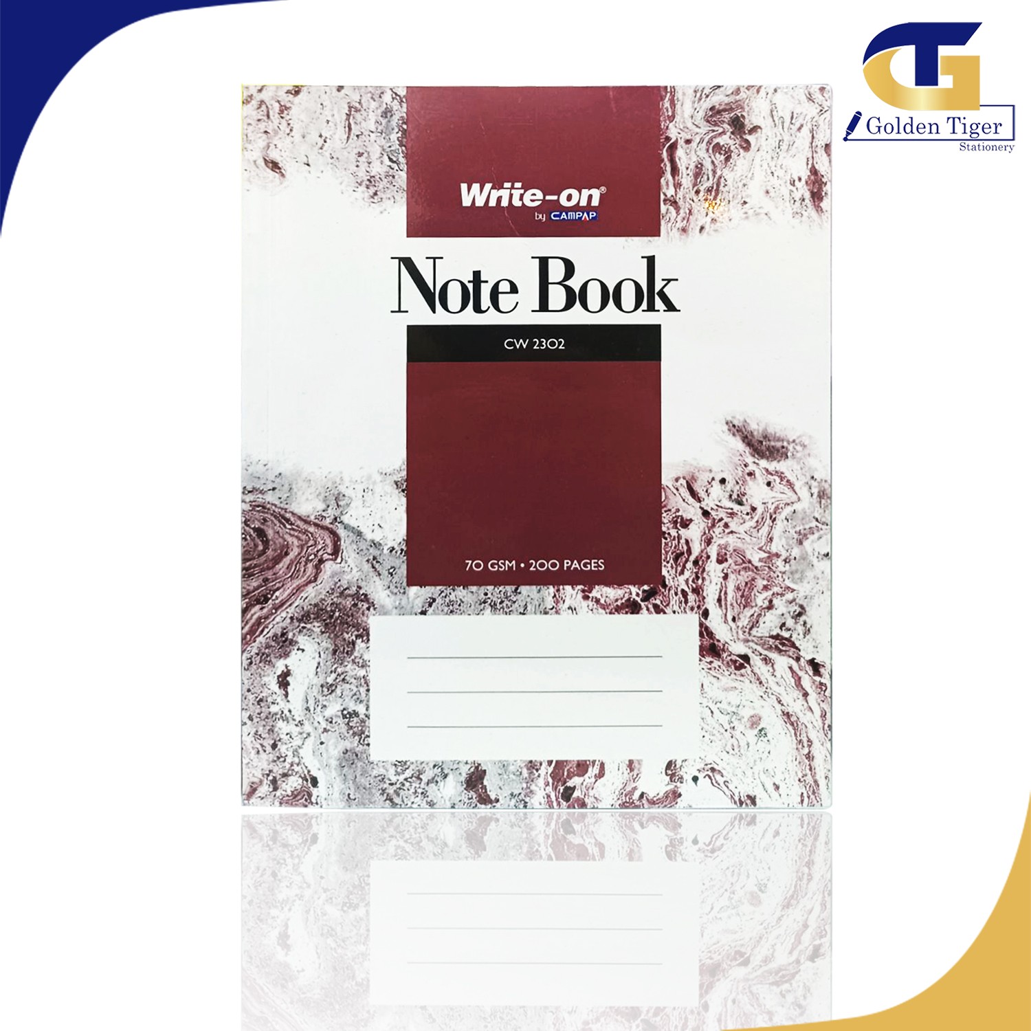Campap Note Book CW2302 F5 70g 200P | Golden Tiger Stationery Store