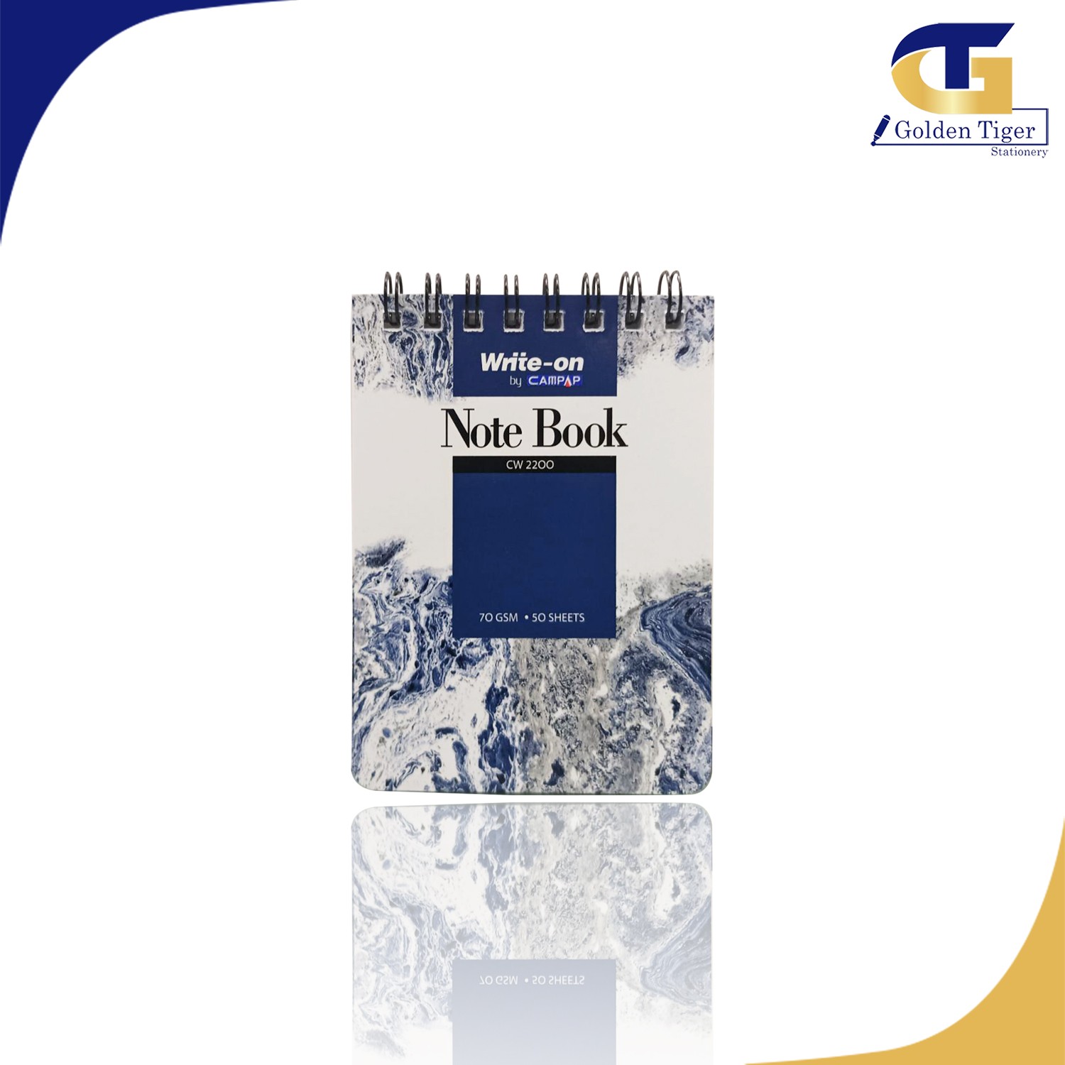 Campap Notebook CW2200 A7 70g 50sheets | Golden Tiger Stationery Store