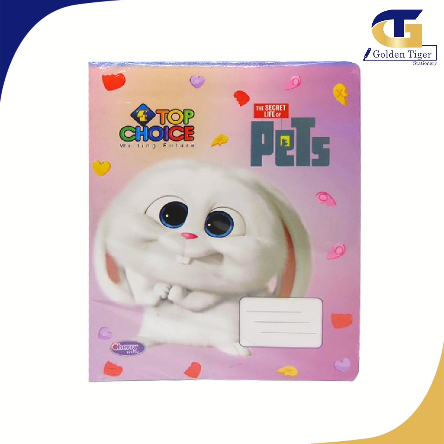 Top Choice exercise book Cherry 4L ကာတွန်း 80p 55g Doz | Golden Tiger ...