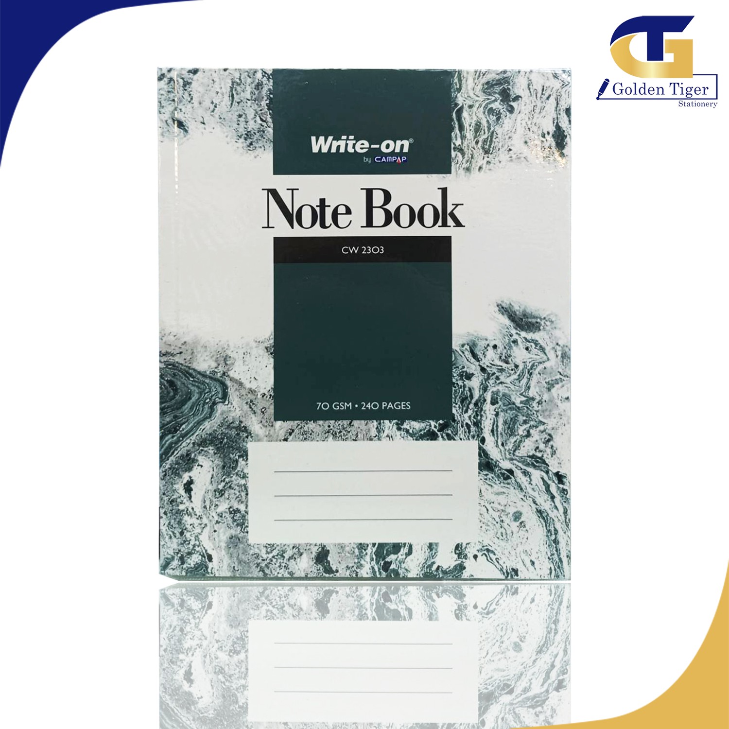 Campap Note Book CW2303 F5 70gsm 240pages | Golden Tiger Stationery Store