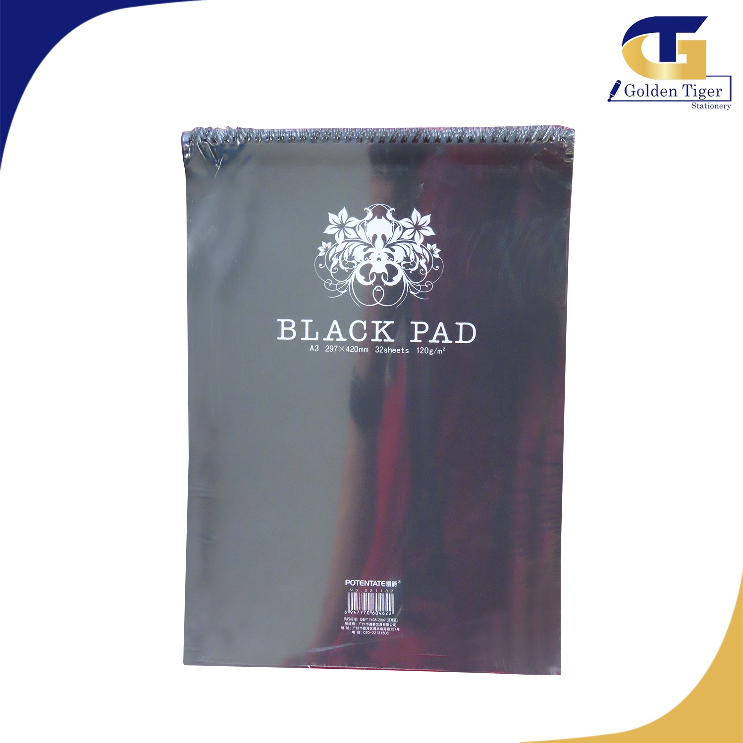 Potentate Ring Black paper Pad A3 32 sheets 021107 | Golden Tiger ...