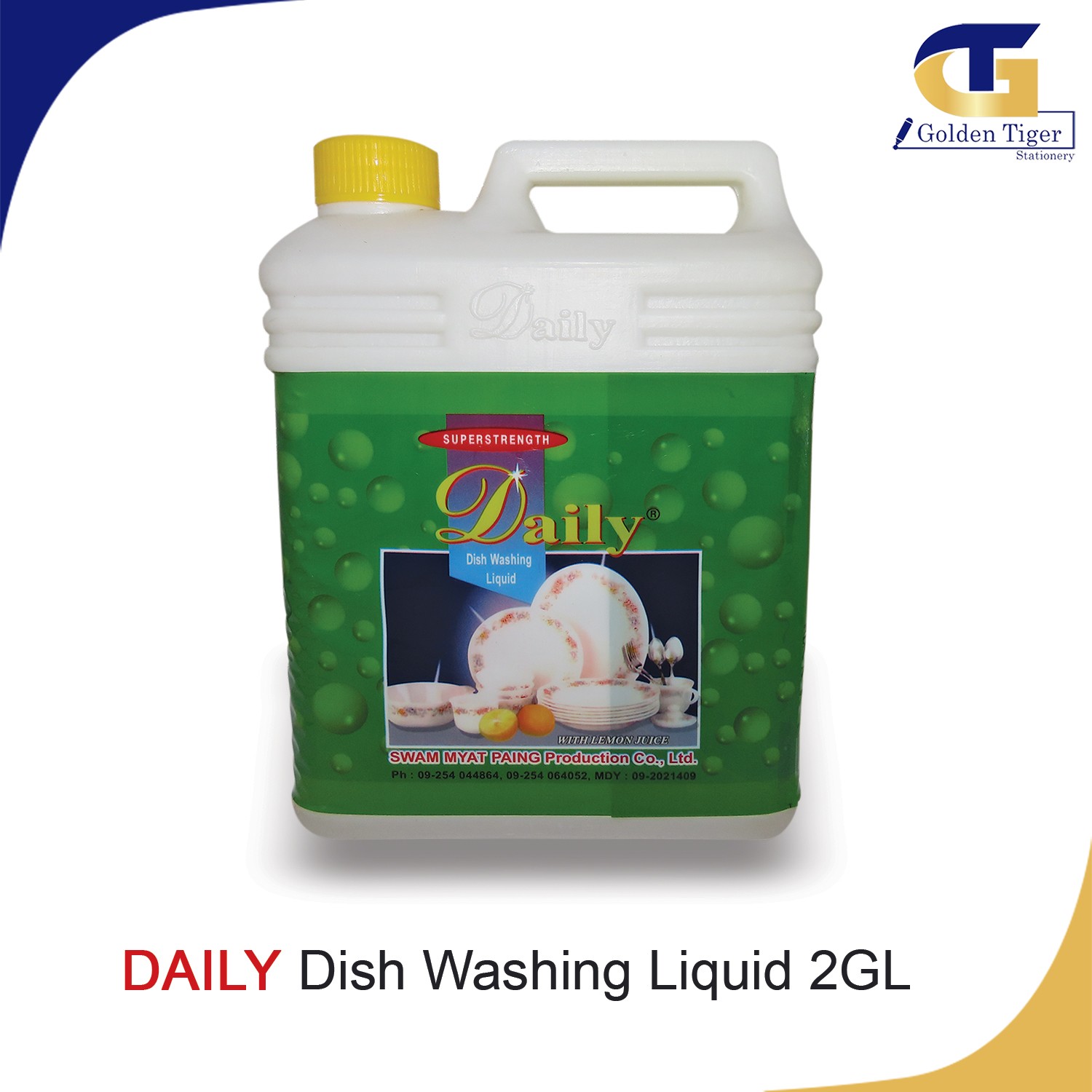 Daily Dish Washing Liquid 2GL | Golden Tiger Stationery Store